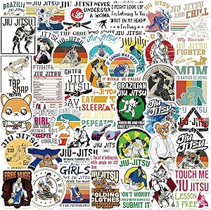 Amazon.com: 50PCS Jujutsu Stickers Brazilian Jiu-Jitsu Sticker for ...
