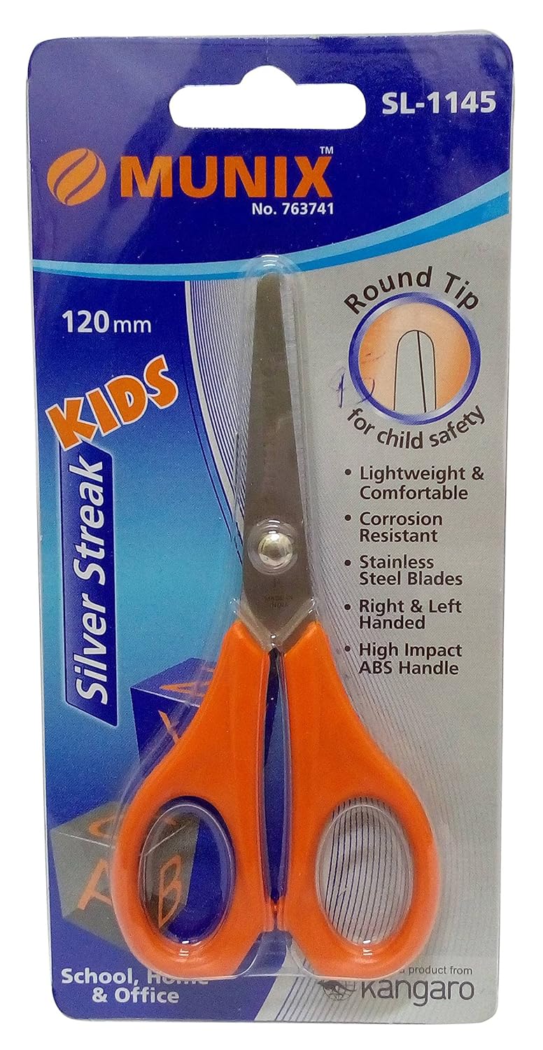 Munix SL-1145 Silver Streak Scissors : Amazon.in: Office Products