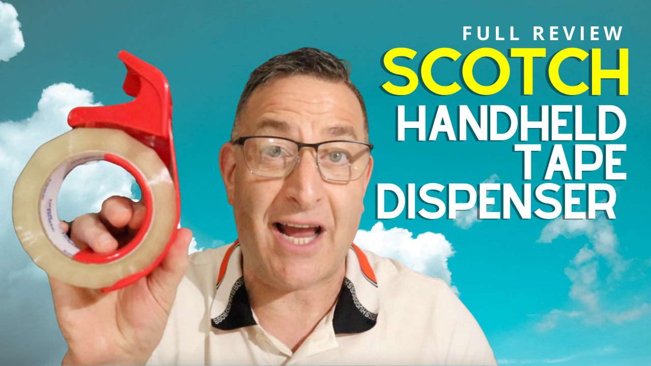 Watch Scotch Handheld Tape Dispenser Full Review on Amazon Live
