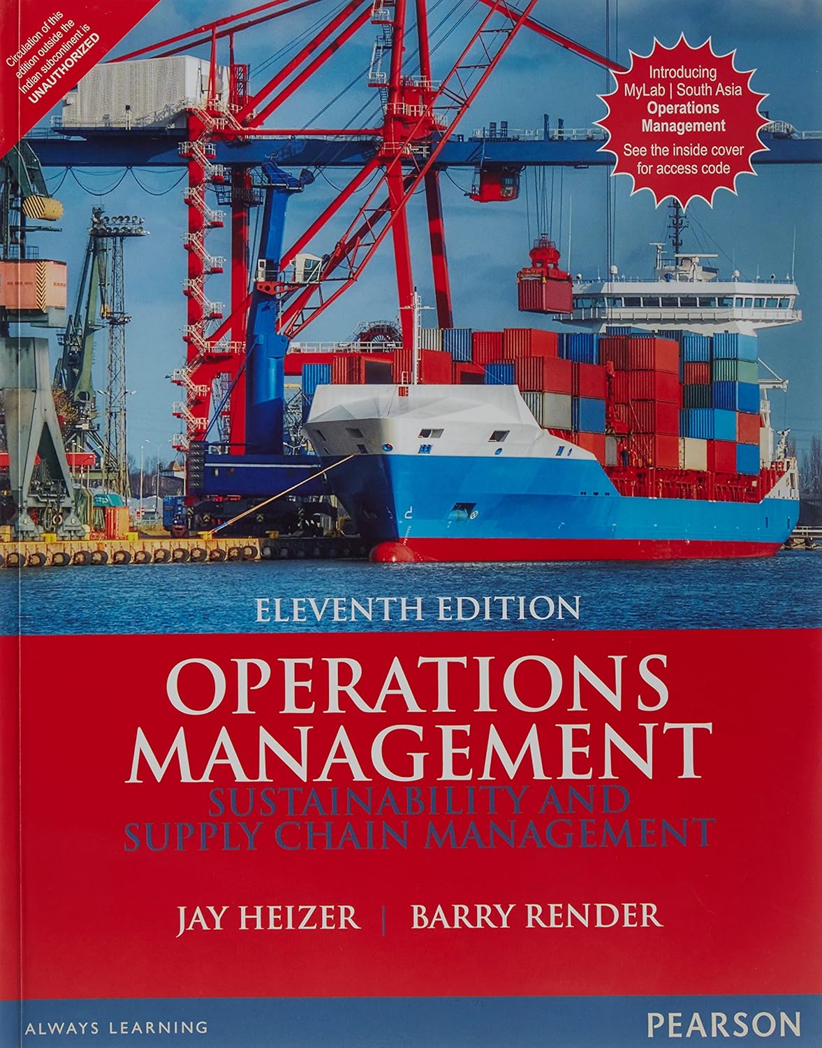 Operations Management 11/e (2 colors): Heizer, Jay: 9789332544376 ...
