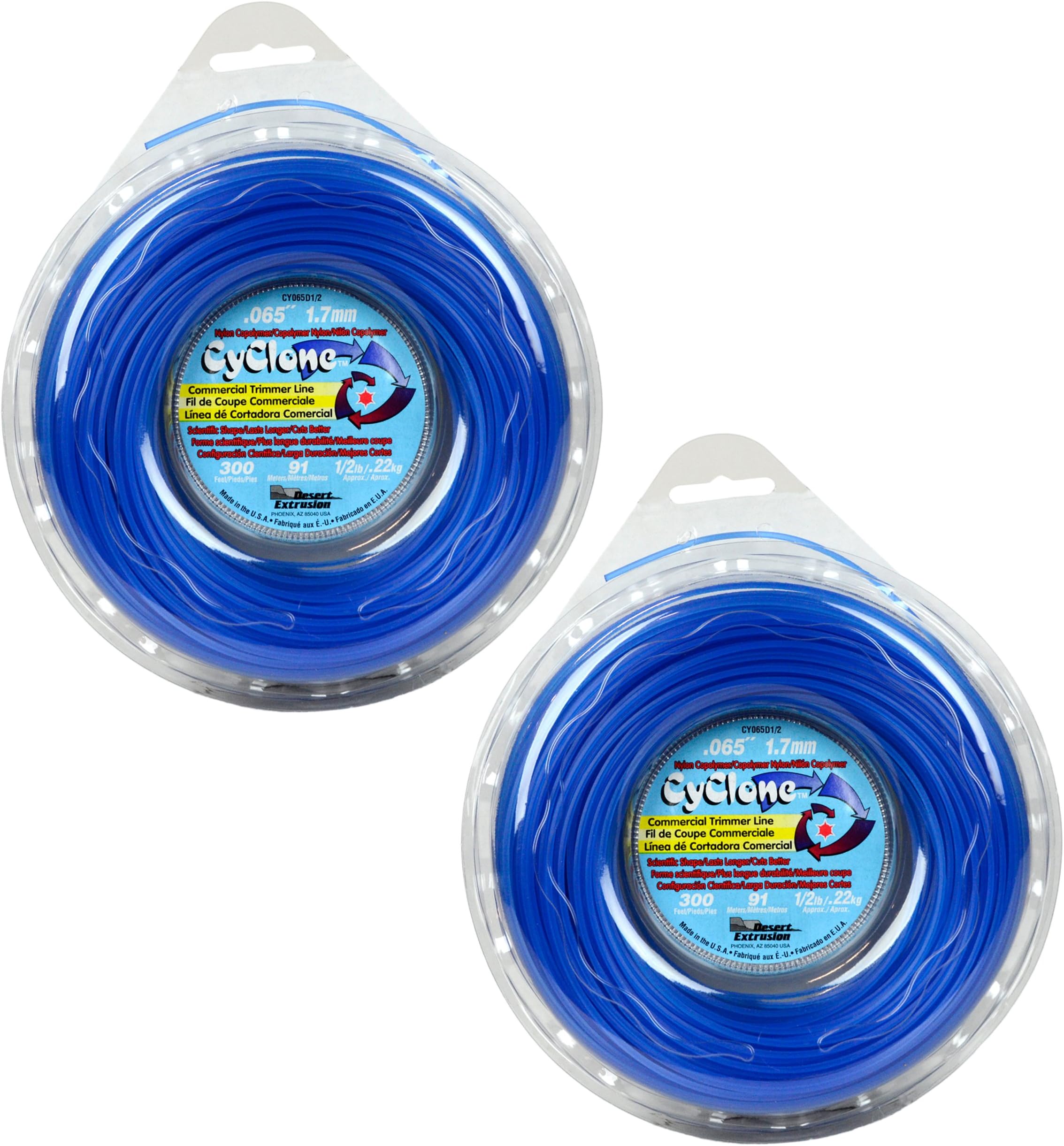 Amazon.com : Desert Extrusion Cyclone CY065D1/2 .065" x 300' Commercial ...