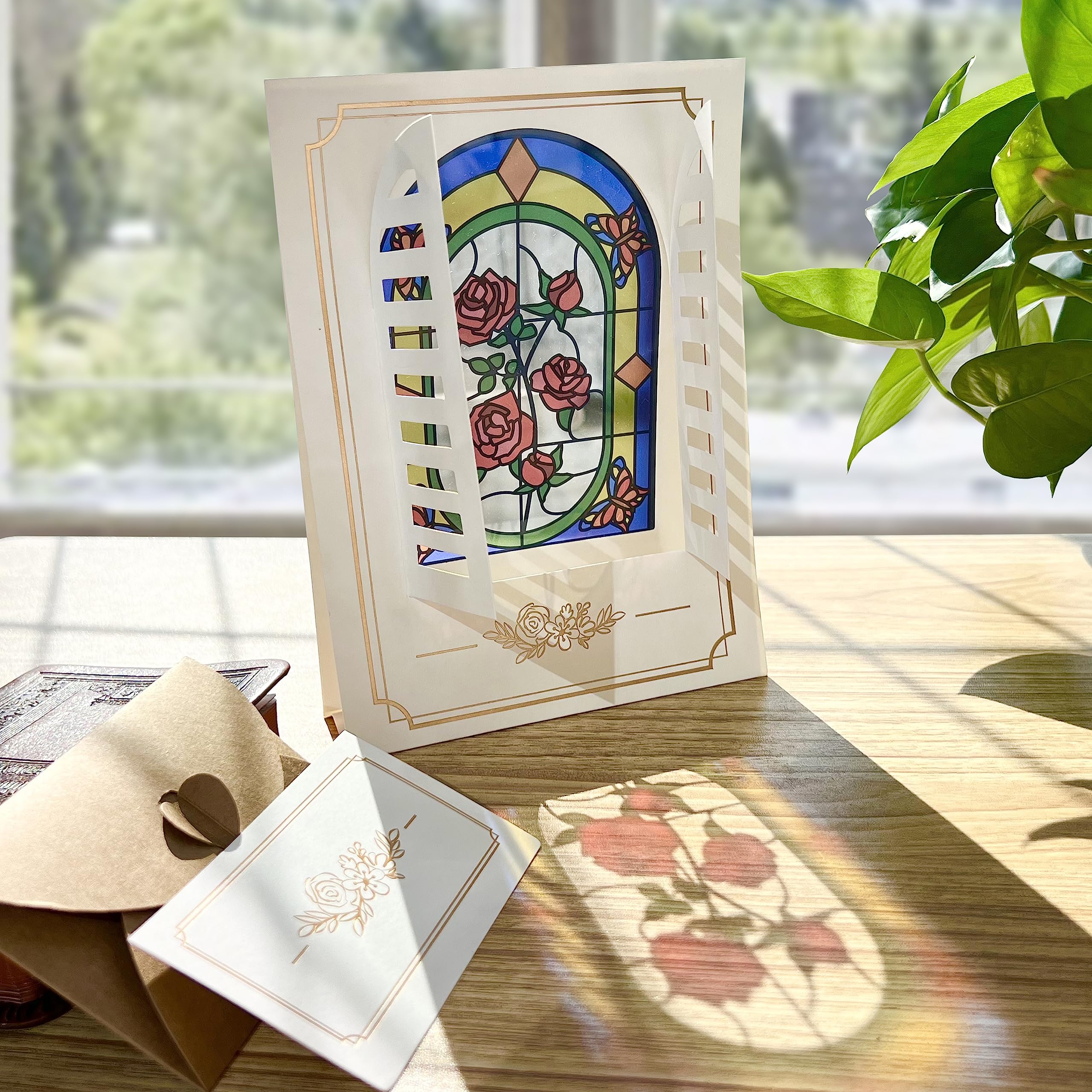 Stained Glass For Wedding Invitation The Knot Church Stained Glass