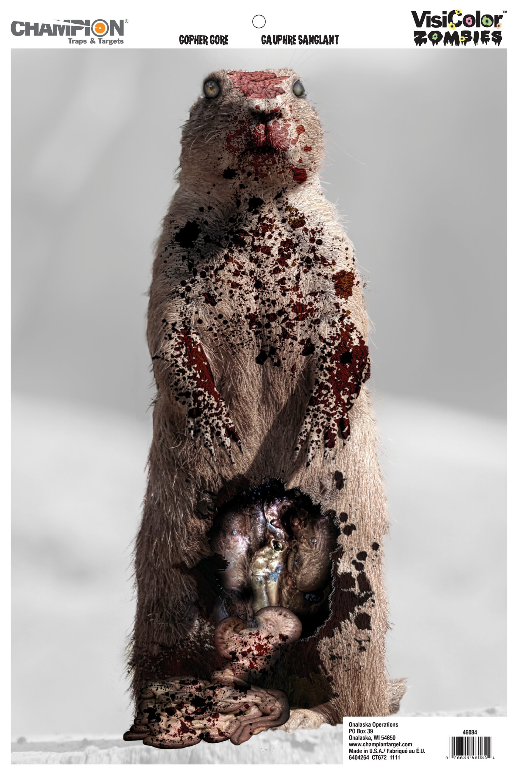 Snapklik.com : Champion Traps And Targets Visicolor Zombie Target-Bulk Pack