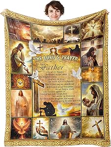 Amazon.com: Jesus Christ Blanket Christian Religious Faith Throw ...