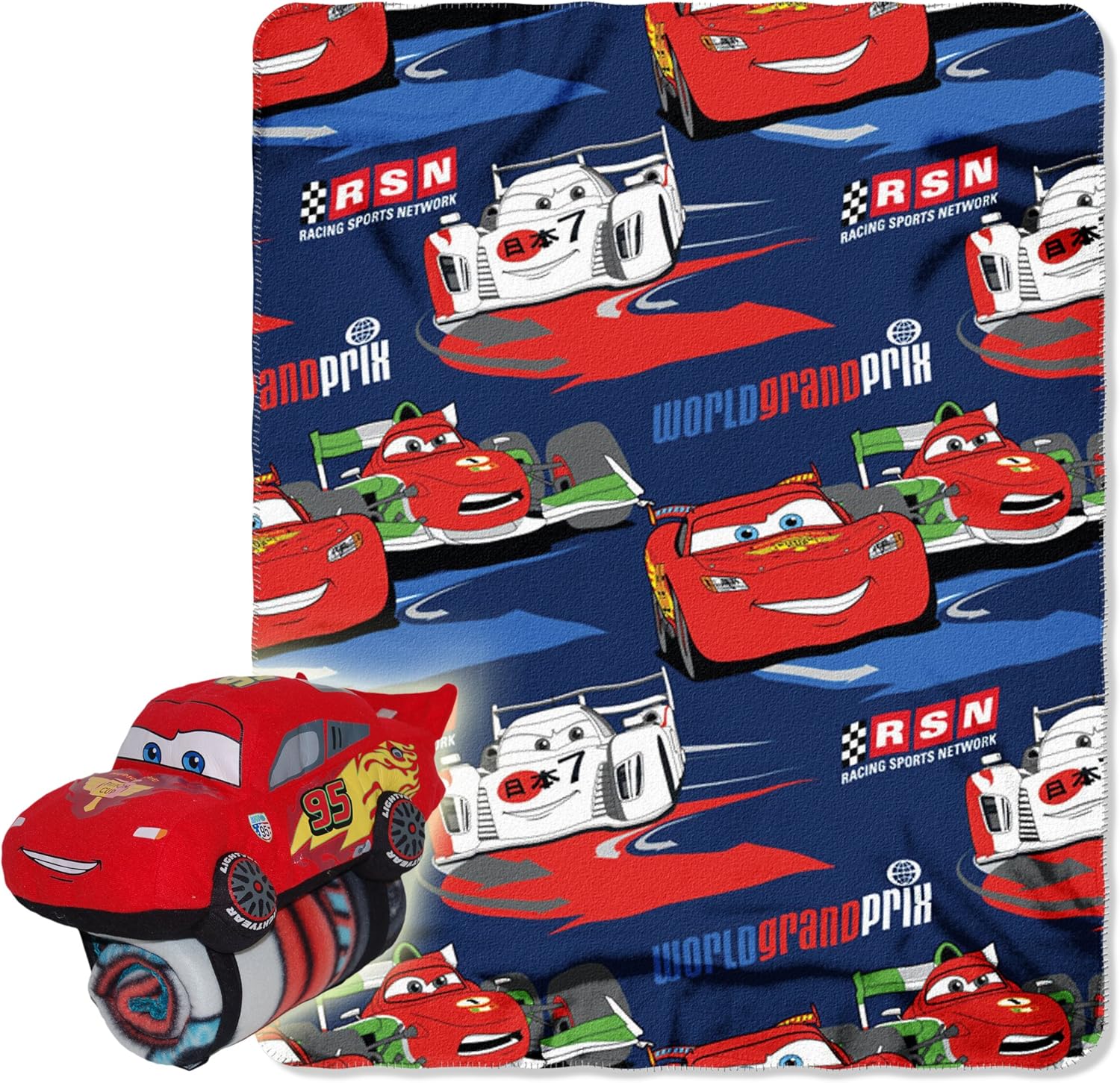 Amazon.com: Disney, Cars 2, Acceleration 40-Inch-by-50-Inch Fleece ...