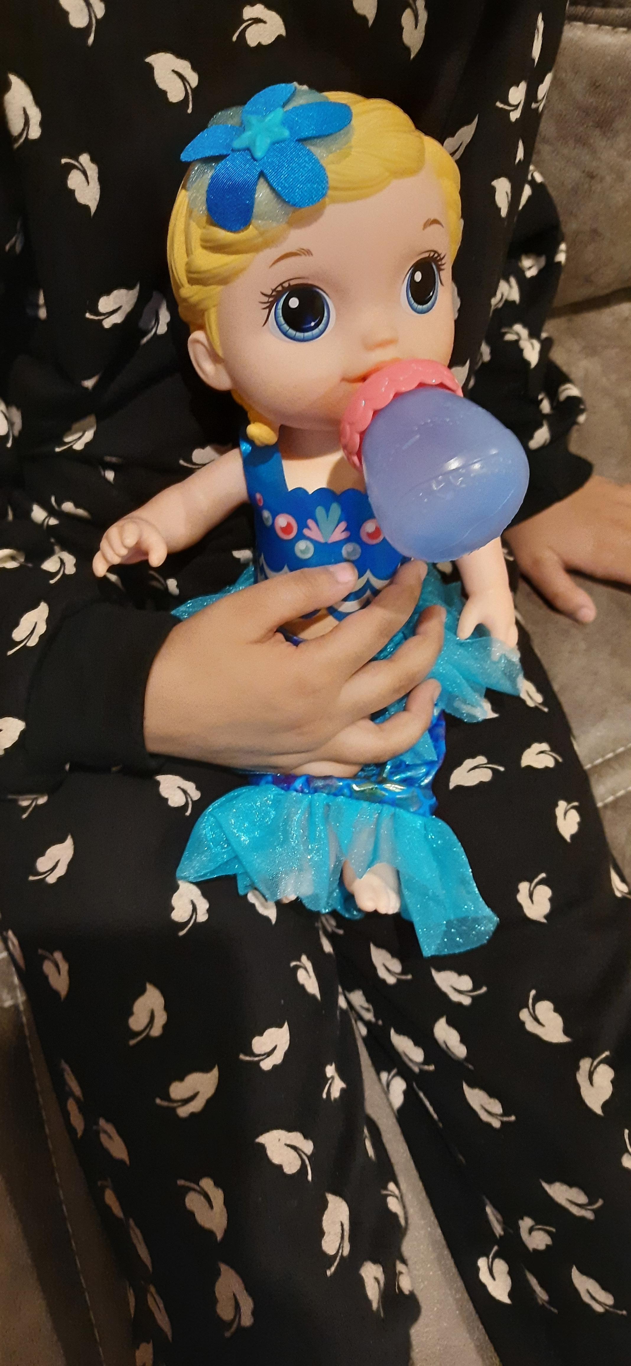 Baby Alive Shimmer 'n Splash Mermaid (Bld Hair), For Kids Ages 3 years ...