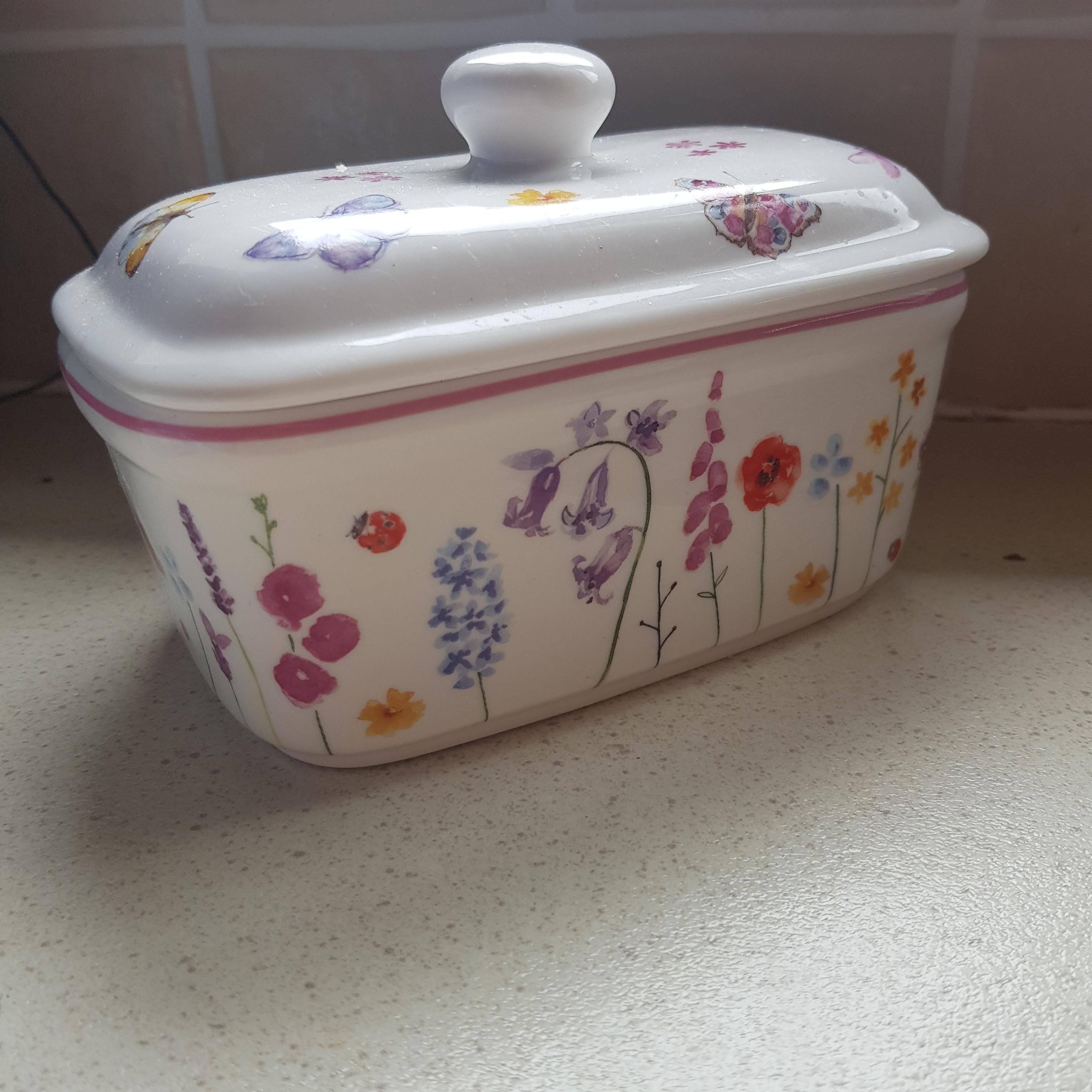 Butterfly Garden Butter Dish by Lesser & Pavey : Amazon.co.uk: Home ...