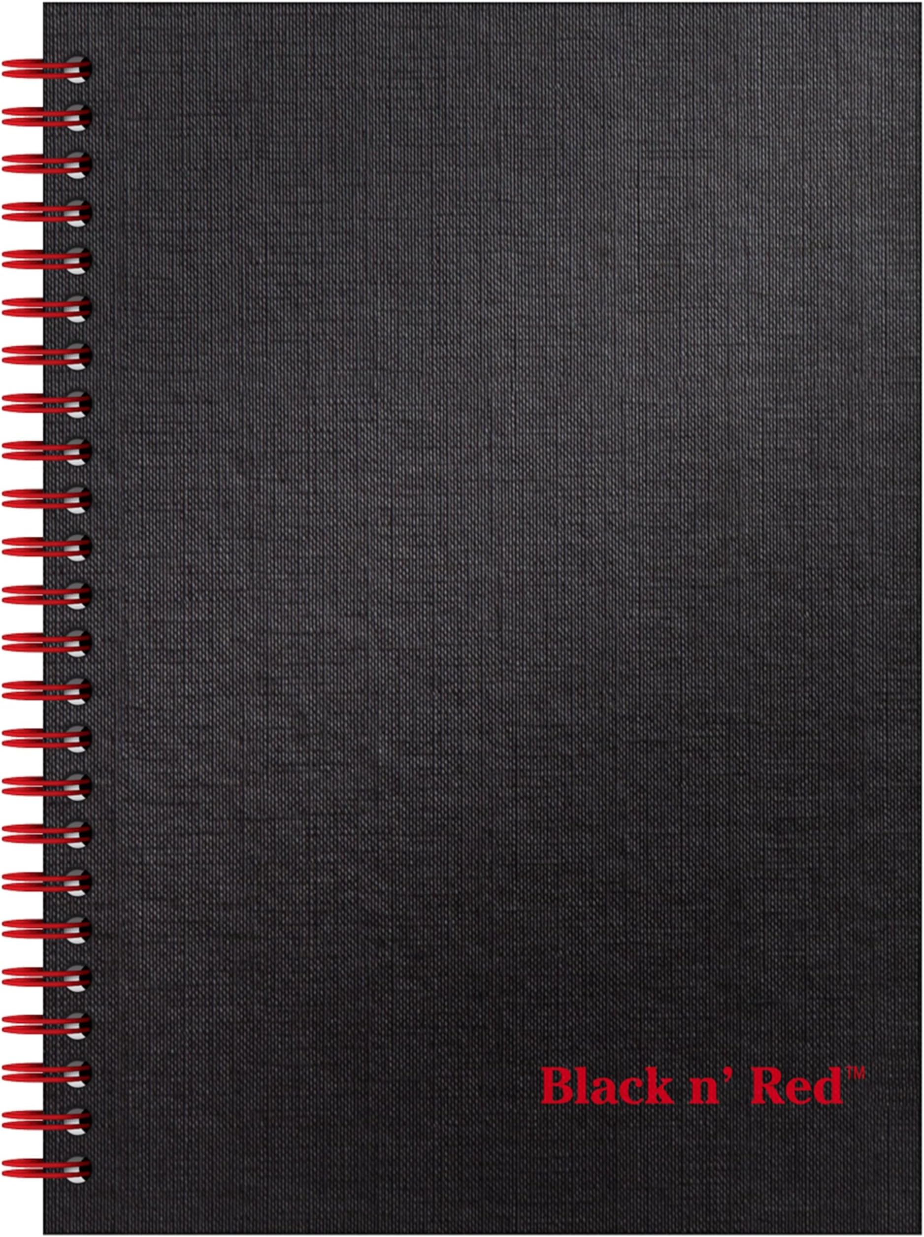 Amazon.com : Black n' Red Notebook, Business Journal, 8-1/4" x 5-1/4 ...