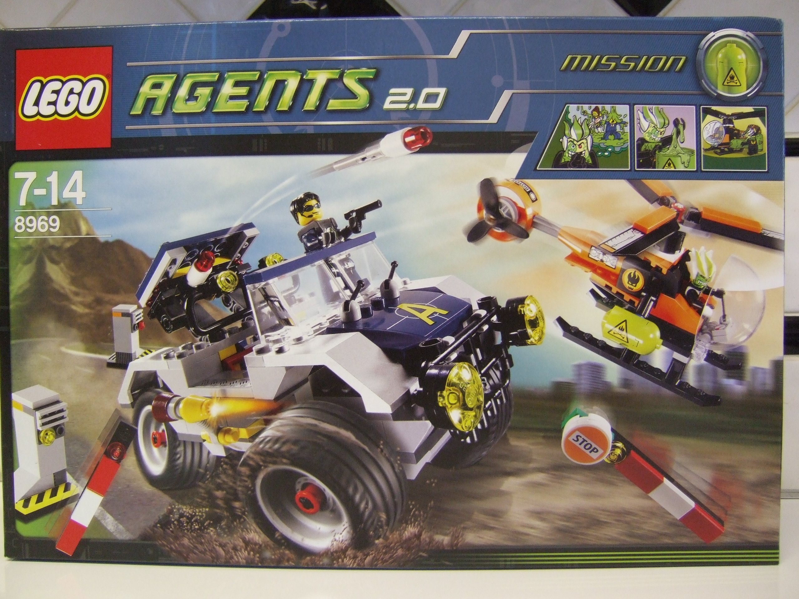 LEGO Agents 8969 4-Wheeling Pursuit : Amazon.co.uk: Toys & Games