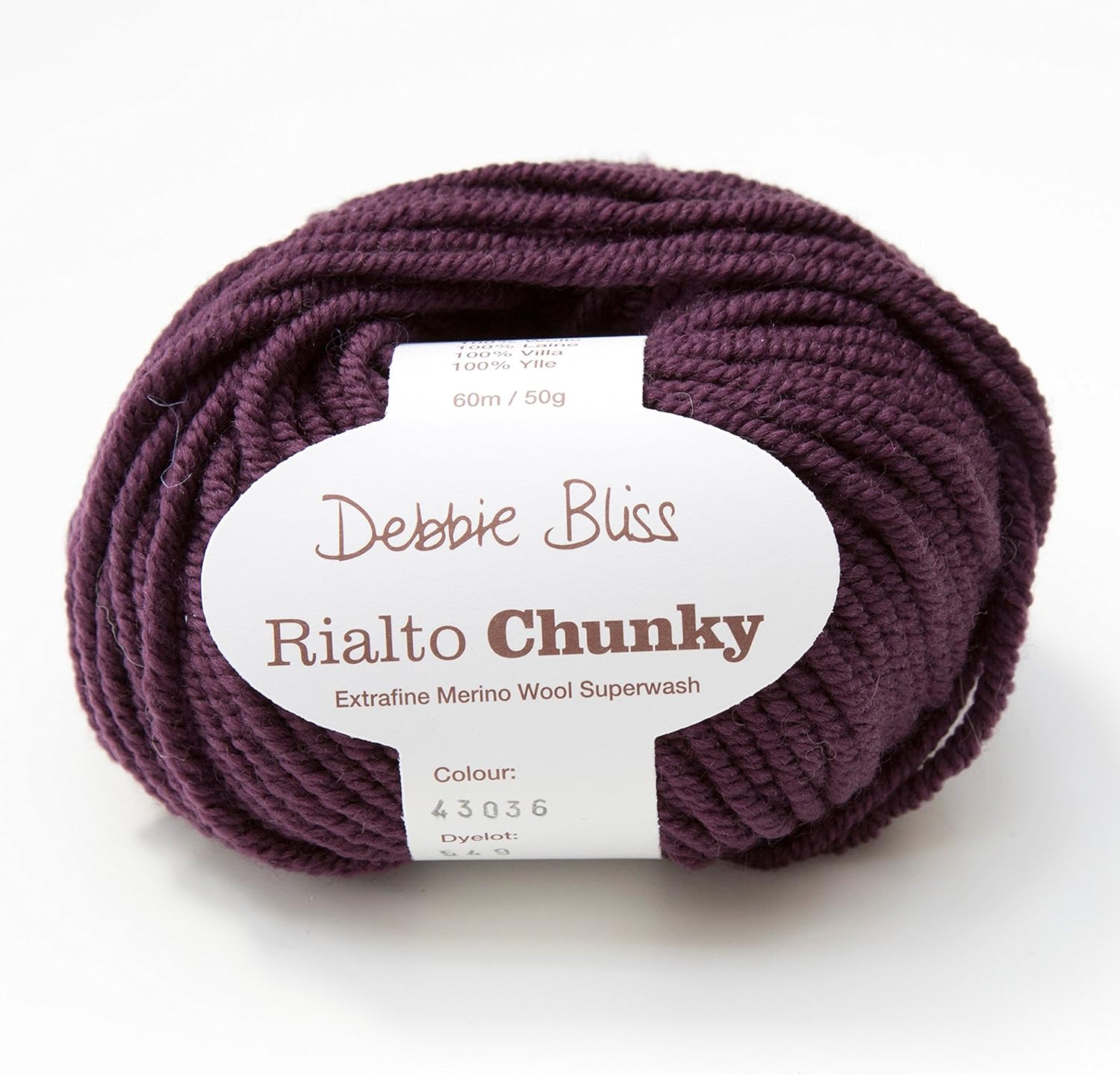 Amazon.com: Debbie Bliss Rialto Chunky (36 Plum)