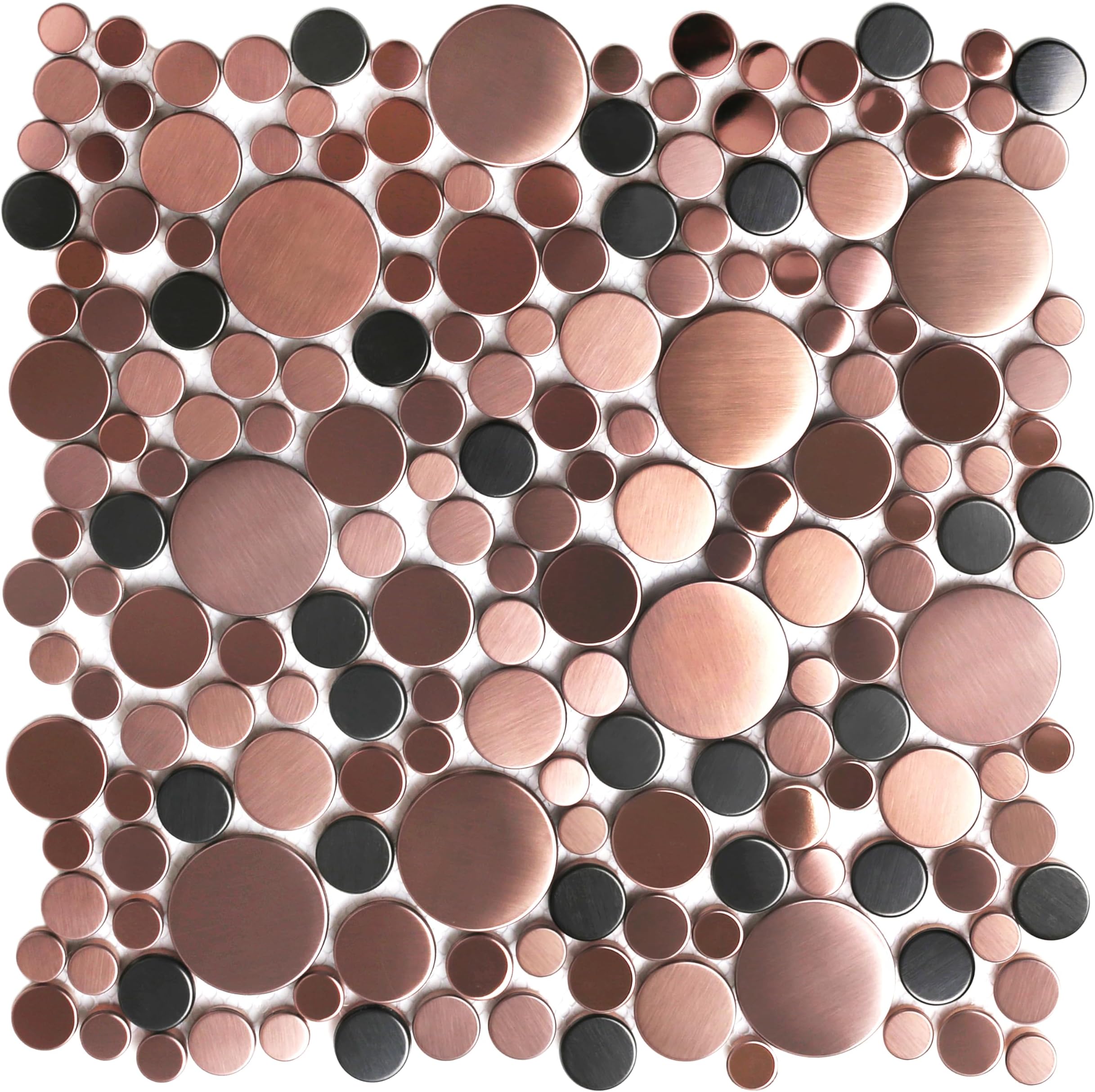 USA Copper Penny Round Coin Tile Sheets for Floor or Wall Art by: Stone ...