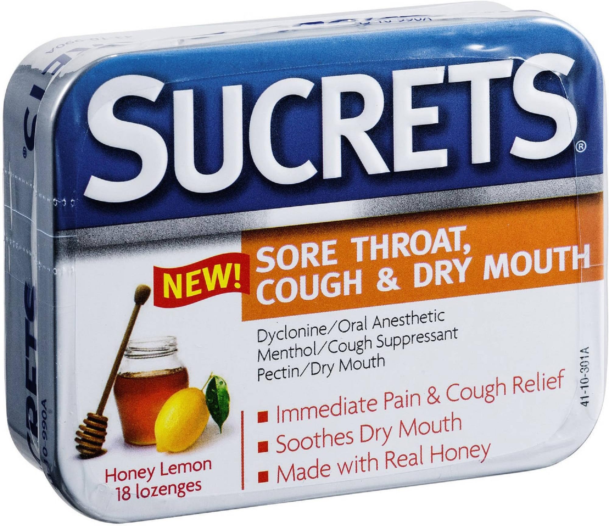Amazon.com: Vicks, VapoCOOL Severe Medicated Lozenges, Honey Lemon ...