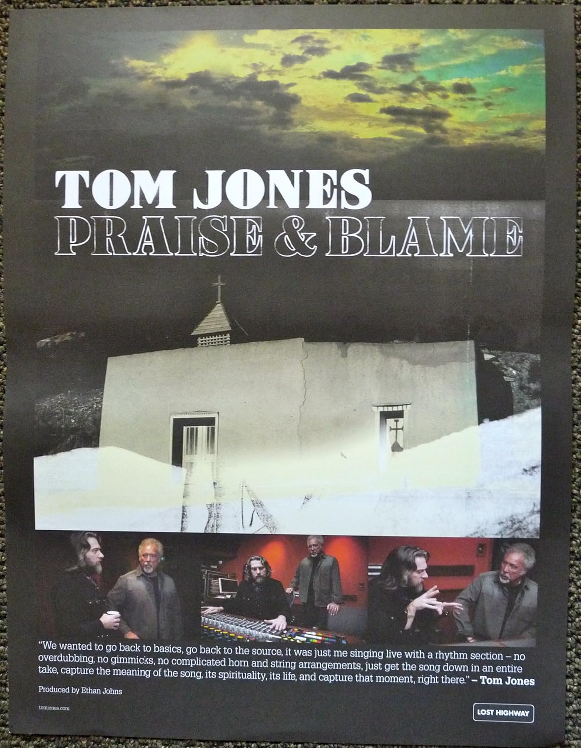 Amazon.com: Tom Jones Poster Praise & Blame: Prints: Posters & Prints