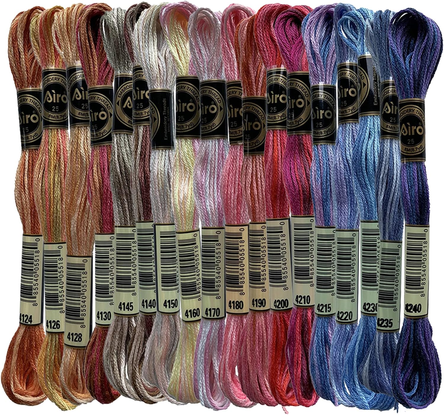 Amazon.com: Magical Color Variations Floss Pack Six Strand Embroidery ...