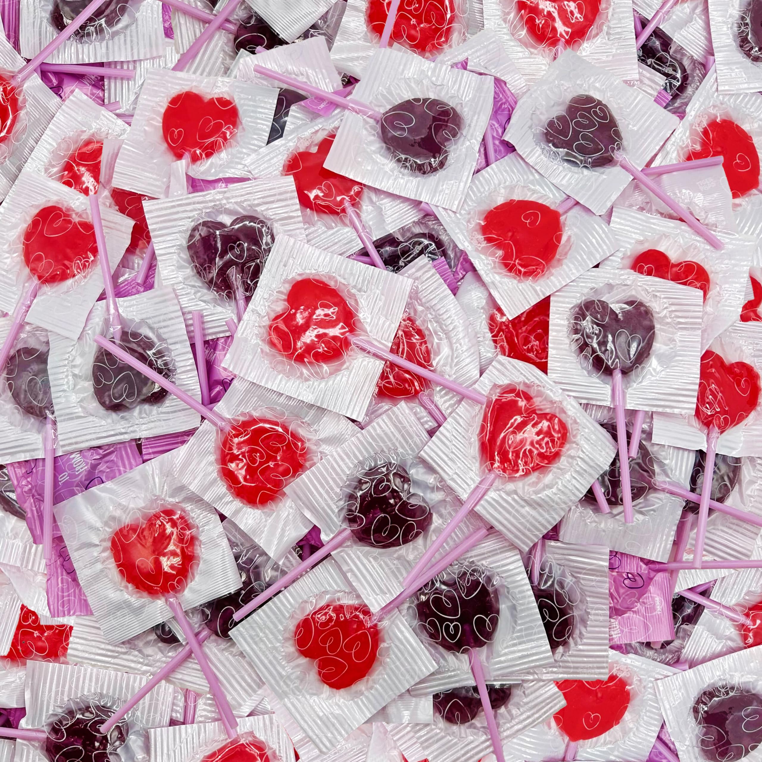 Snapklik.com : Valentines Day Heart Shaped Lollipops, Cherry And Blue ...