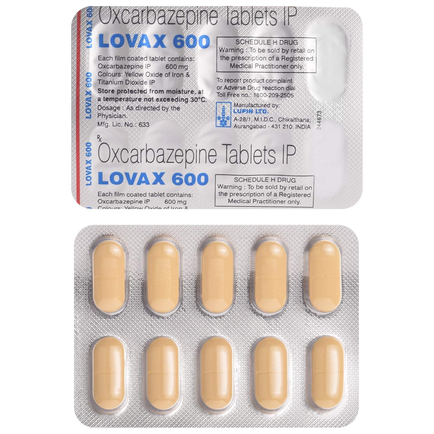Lovax 600 - Strip of 10 Tablets : Amazon.in: Health & Personal Care