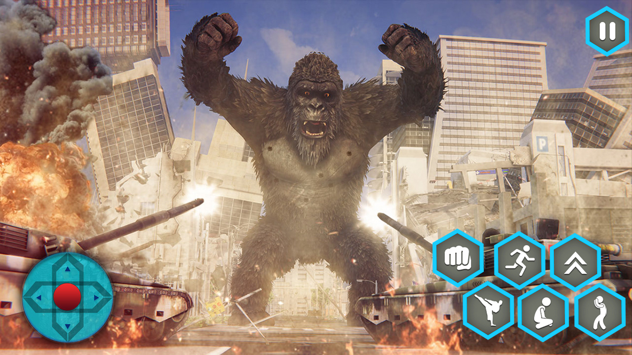 Godzilla Kaiju vs Giant Kong World Smasher Simulator Games 3D : World ...