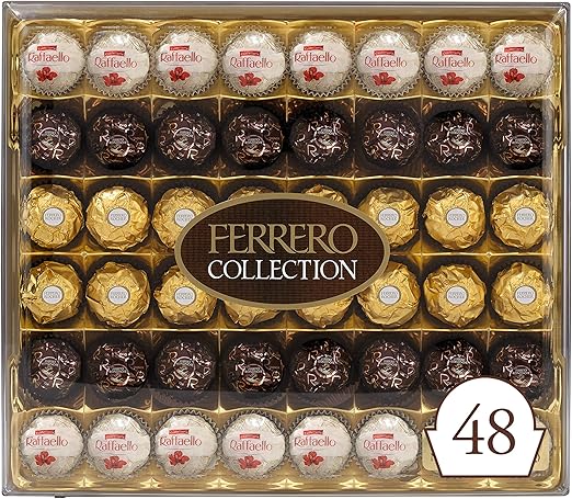 Ferrero Collection Fine Assorted Chocolate and Coconut Confections, 48 ...