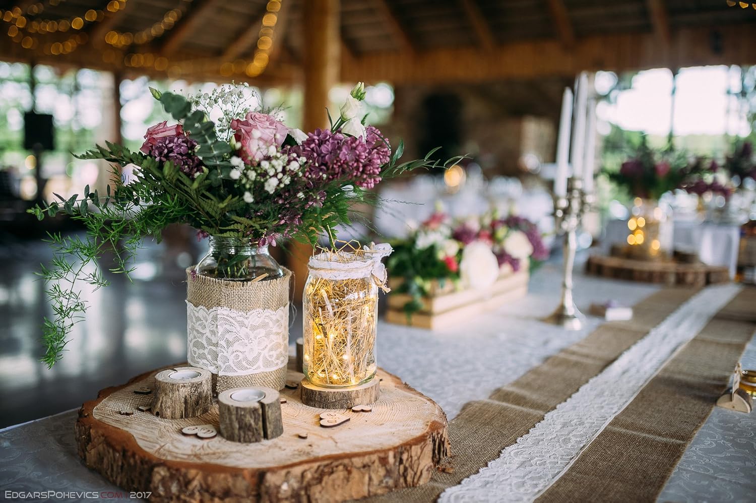 Amazon.com: Country Rustic Wedding 100 ft TableCloth : Handmade Products
