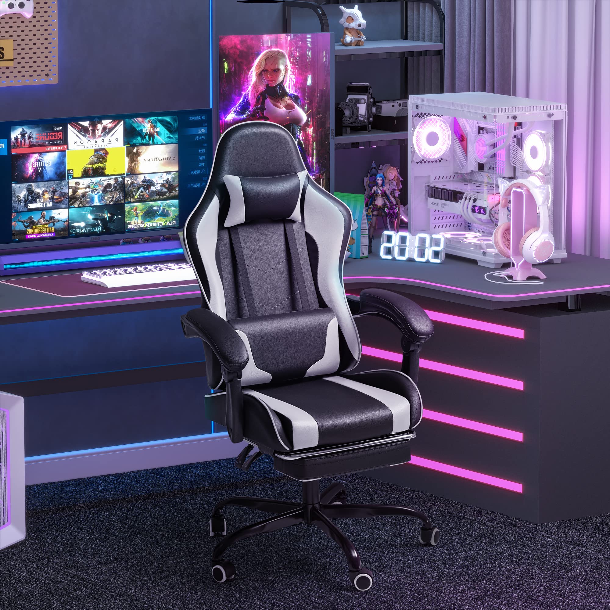 Snapklik.com : Homall Gaming Chair, Video Game Chair
