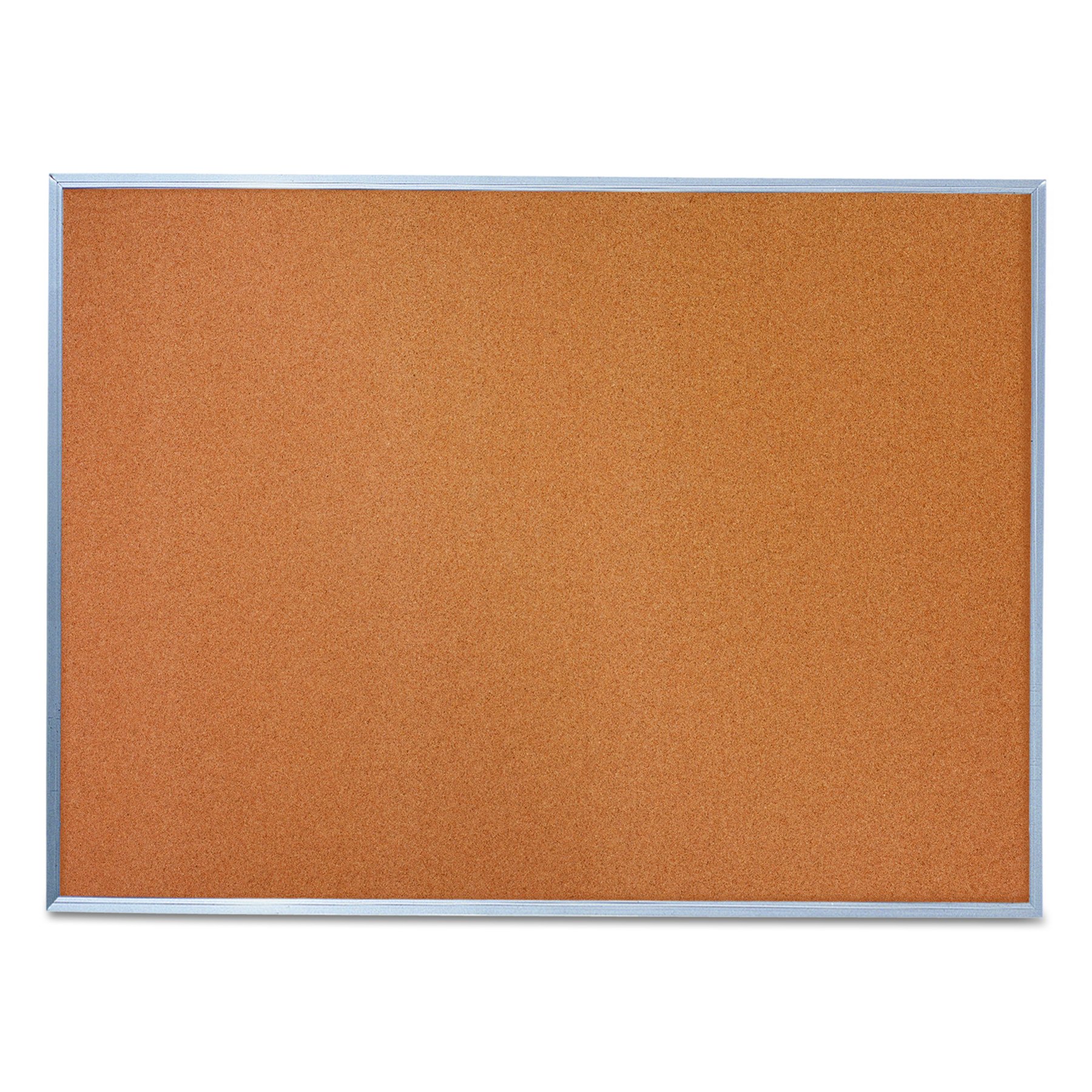 Amazon.com : Mead 85361 Cork Bulletin Board, 36 x 24, Silver Aluminum ...