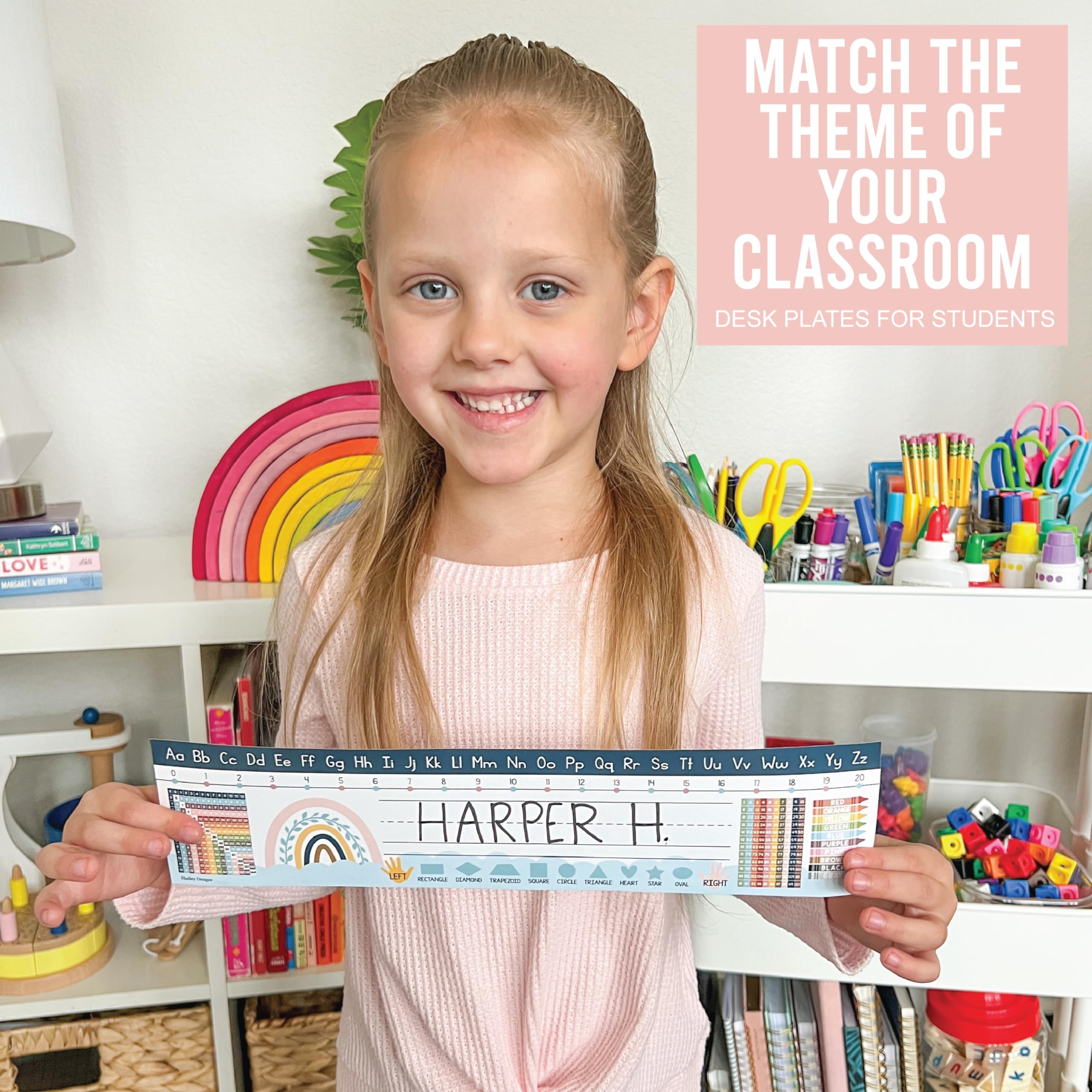 Snapklik.com : Desk Name Tags For Classroom -25 Student Name Plates For ...