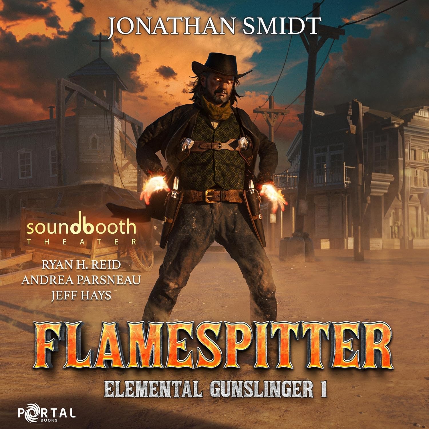 Amazon.com: Flamespitter: Elemental Gunslinger, Book 1 (Audible Audio ...