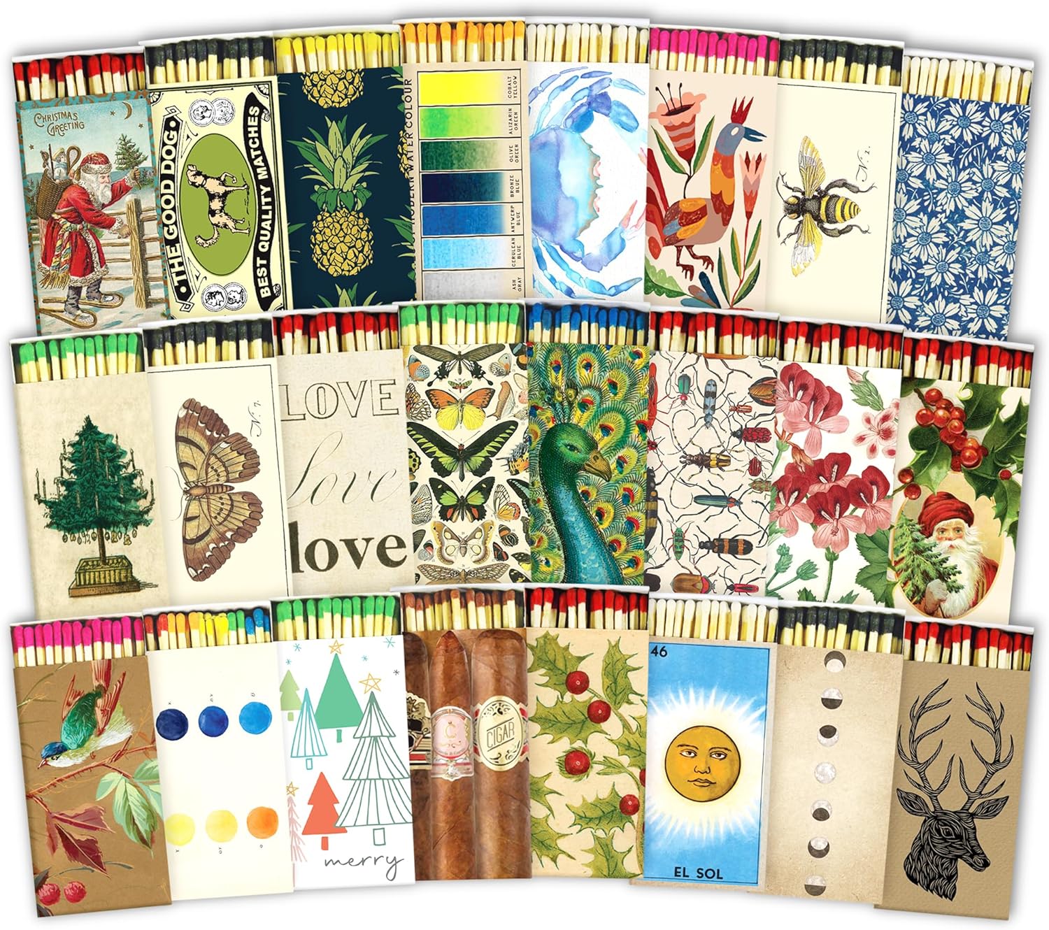 Amazon.com: HomArt Matchbox Designs of Your Choice (2 Unique Box ...