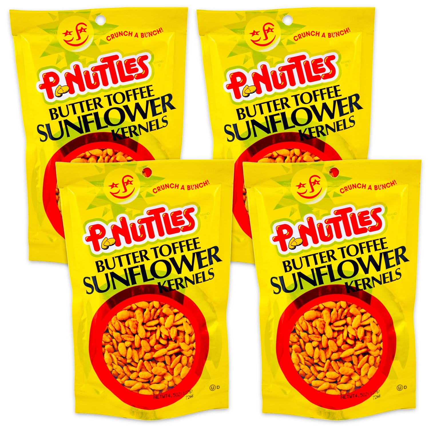 Amazon.com : P.nuttles Butter Toffee Sunflower Kernels 4.75 Oz (Pack of ...