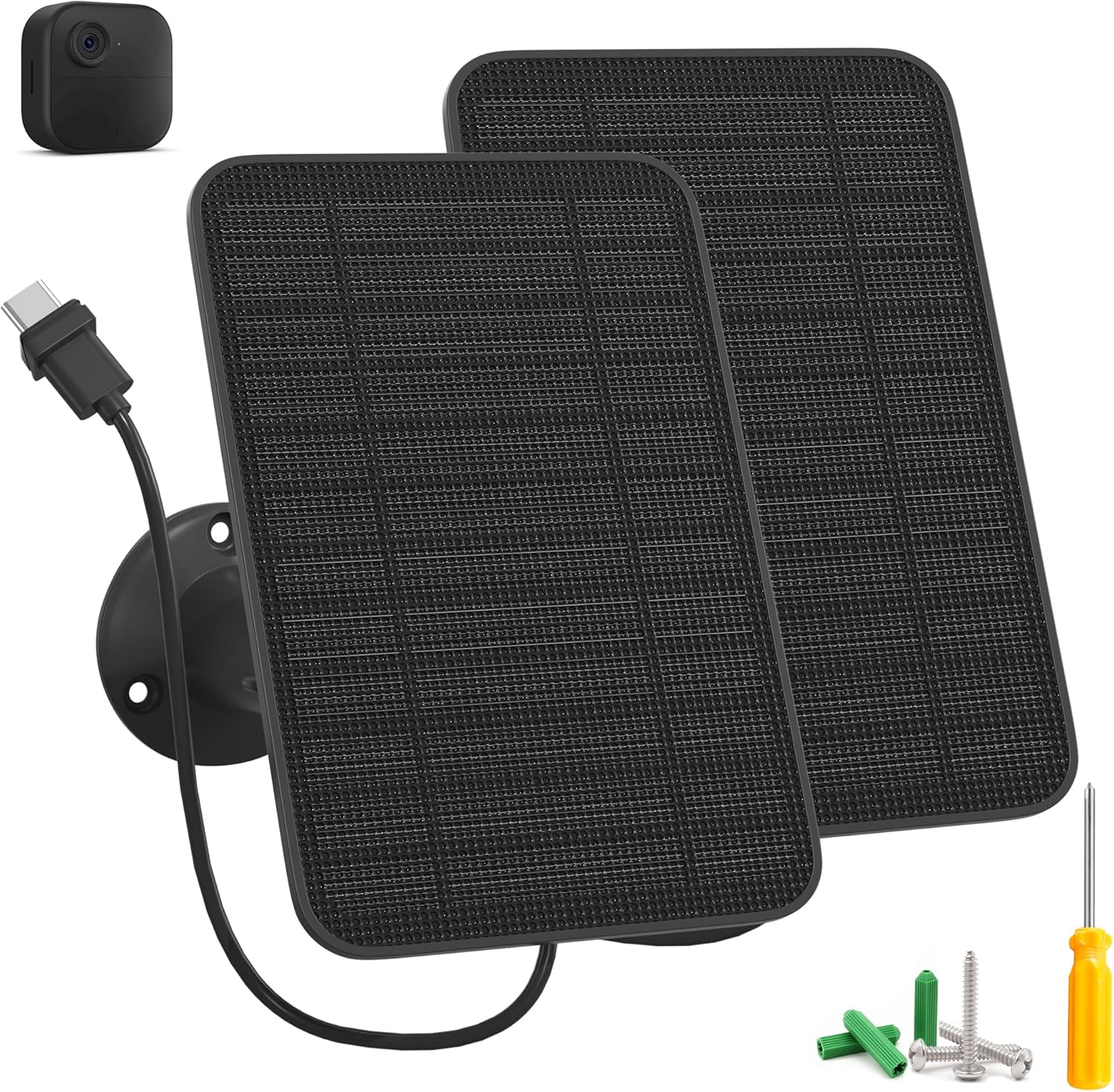 Amazon.com : 5W Solar Panel for Blink Camera Outdoor, Solar Panel ...