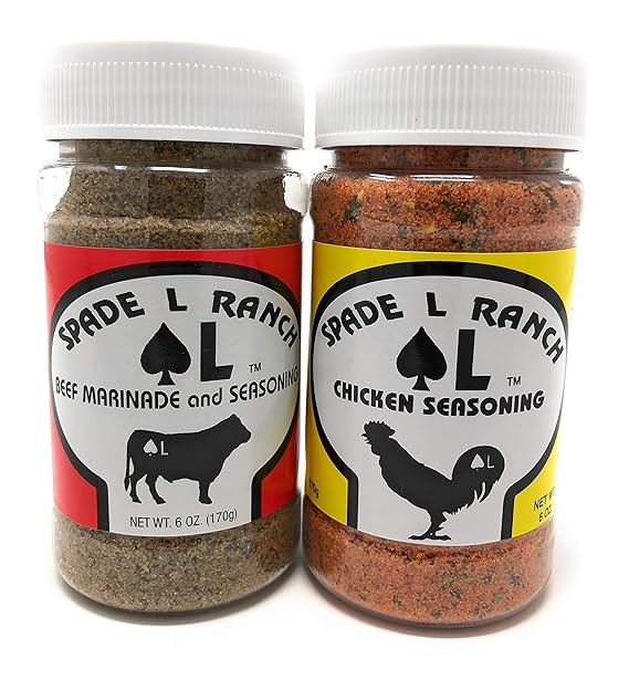 Amazon.com : Spade L Ranch 2 Pack of Beef Marinade Seasoning and ...