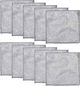NQEUEPN 10pcs Multifunctional Non-Scratch Wire Dishcloth, 7.87x7.87 ...