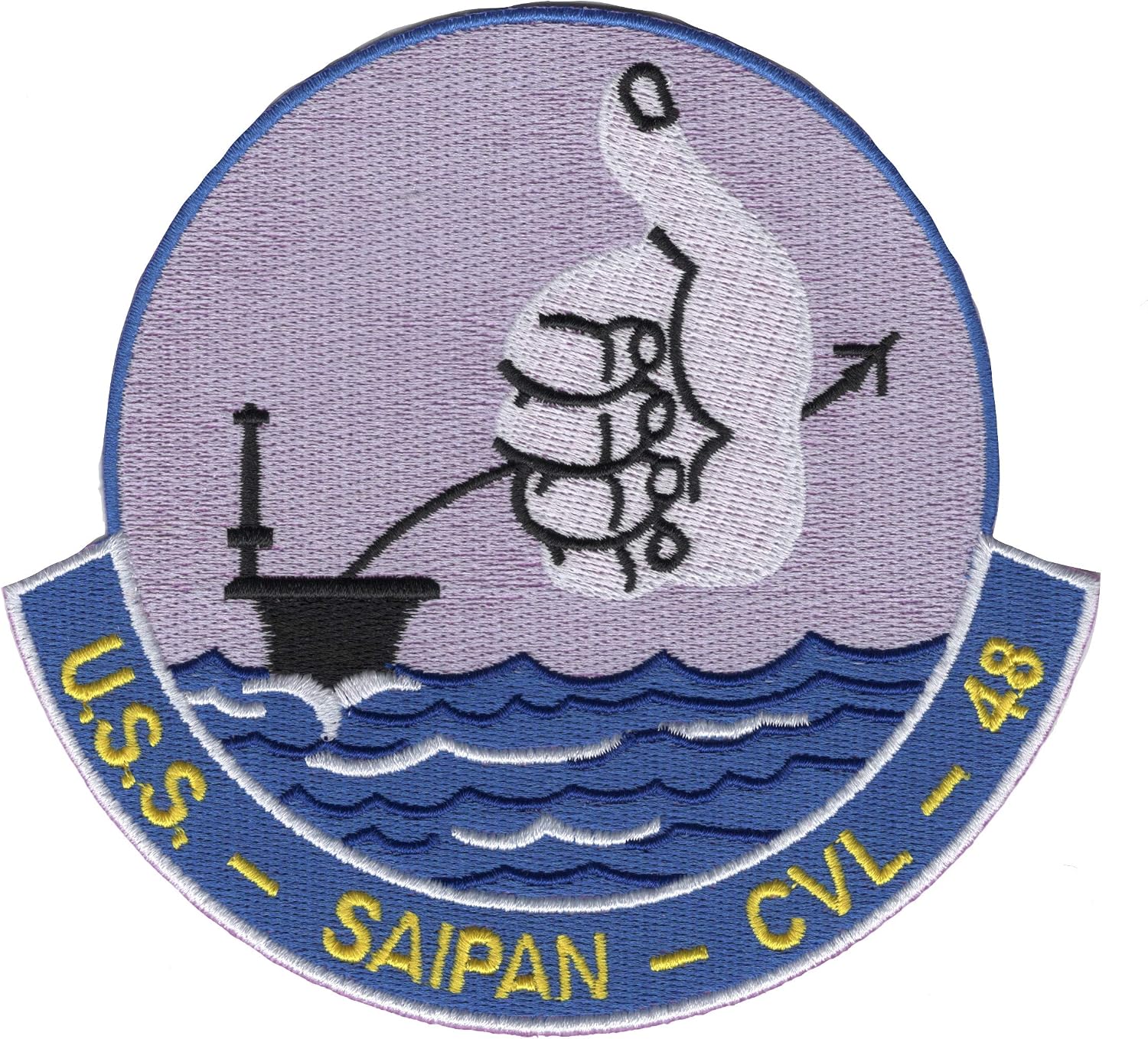 Amazon.com: CVL-48 A USS Saipan Patch : Clothing, Shoes & Jewelry