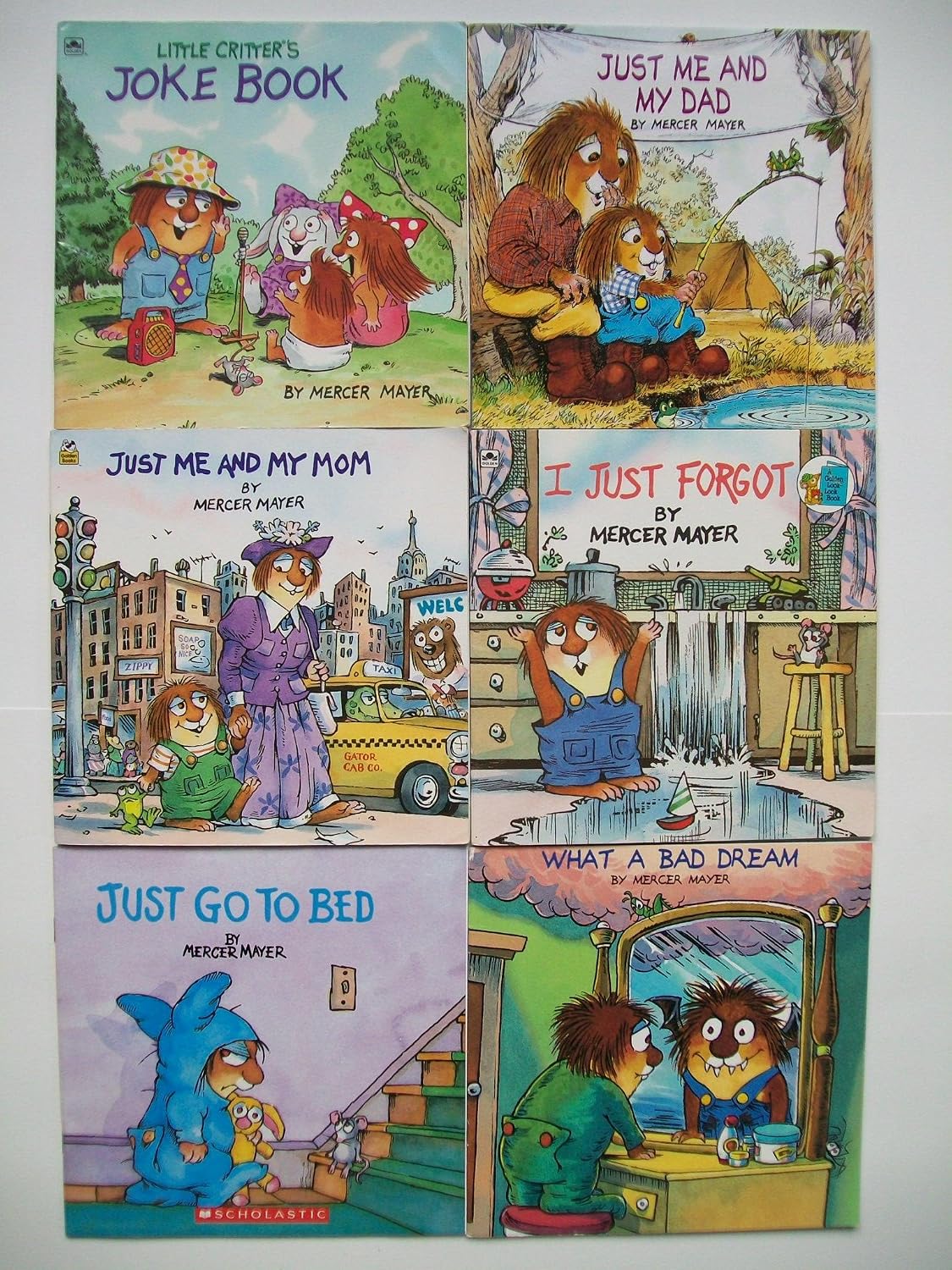 Little Critter (6 Set) Joke Book; Just Me and My Dad; Just Go to Bed ...