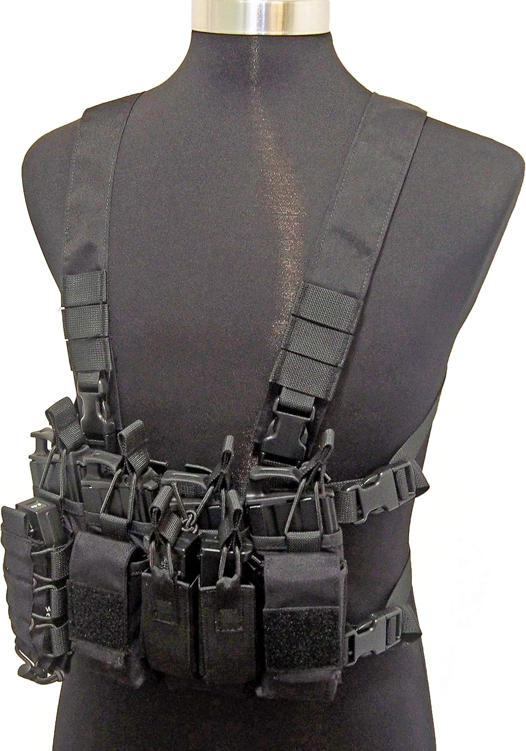 Amazon.com : The Mercenary Company 223 Chest Rig (Black) : Sports ...
