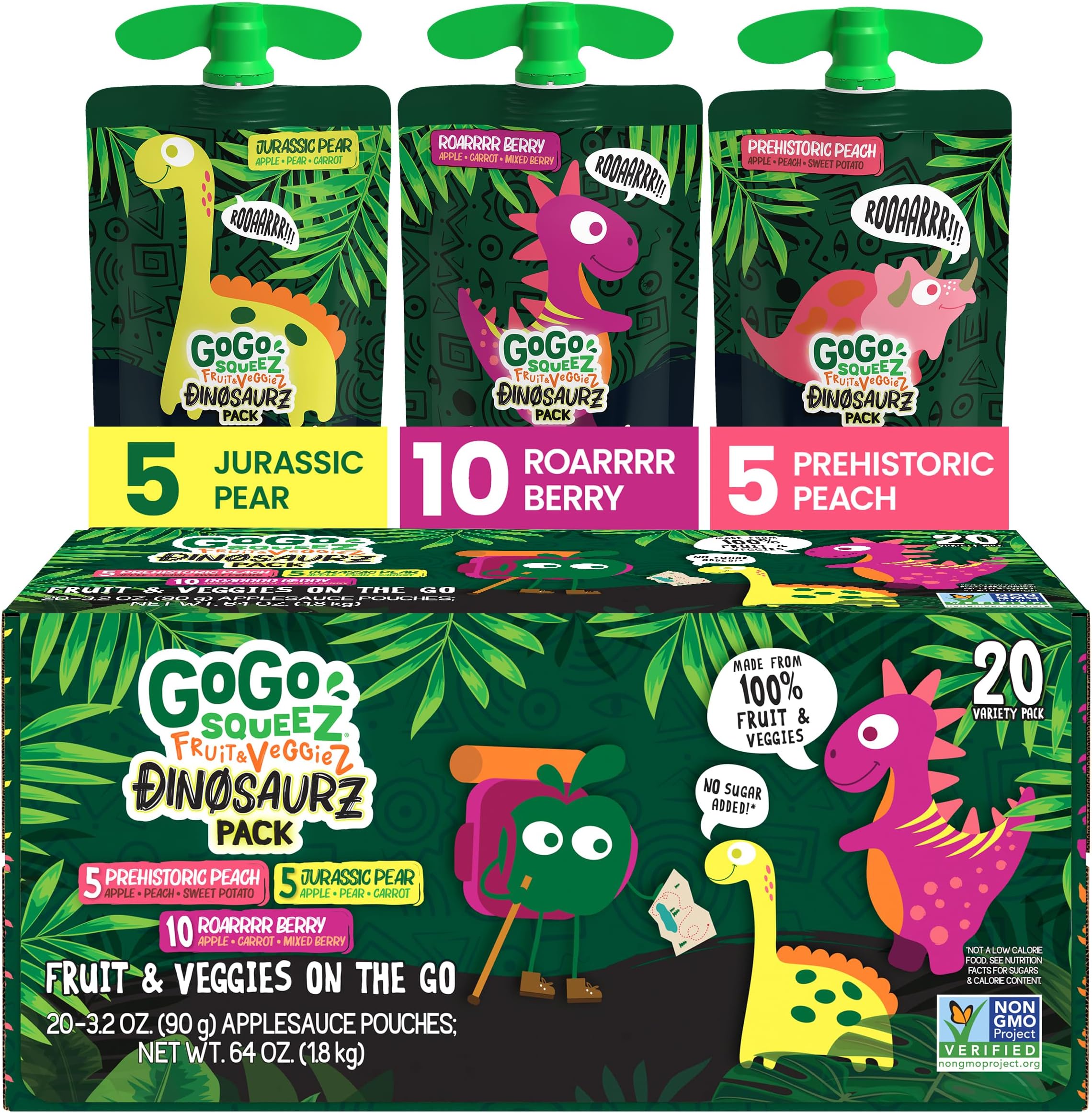 Amazon.com: GoGo squeeZ Active Fruit Blend with Electrolytes | 18-Count ...