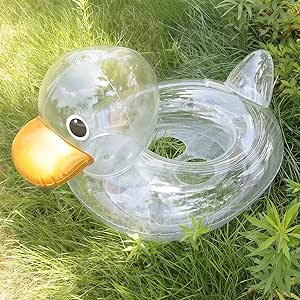 Amazon.com: Inflatable Giant Duck Pool Floats Adult, Huge Rubber Duck ...