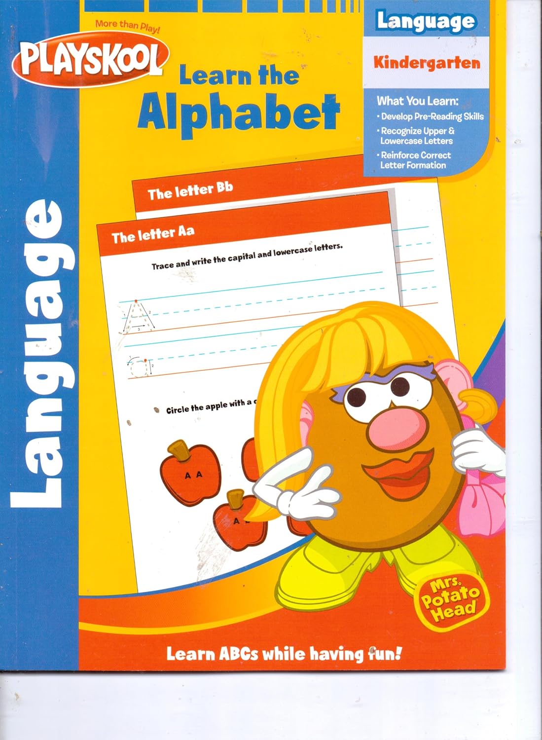Playskool Language Learn the Alphabet Kindergarten Workbook: Hasbro ...