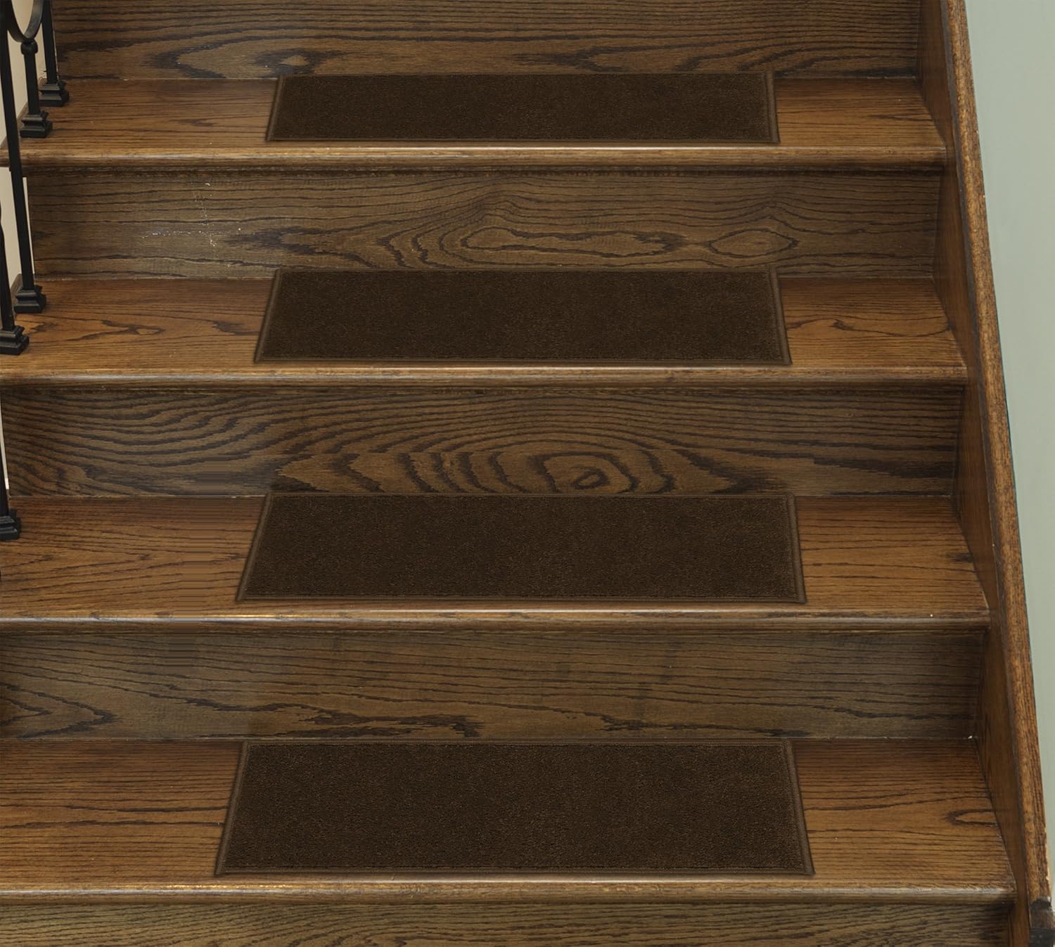 Ottomanson CST1018-9X26-7 Stair Tread 7 Pack Brown - Amazon.com