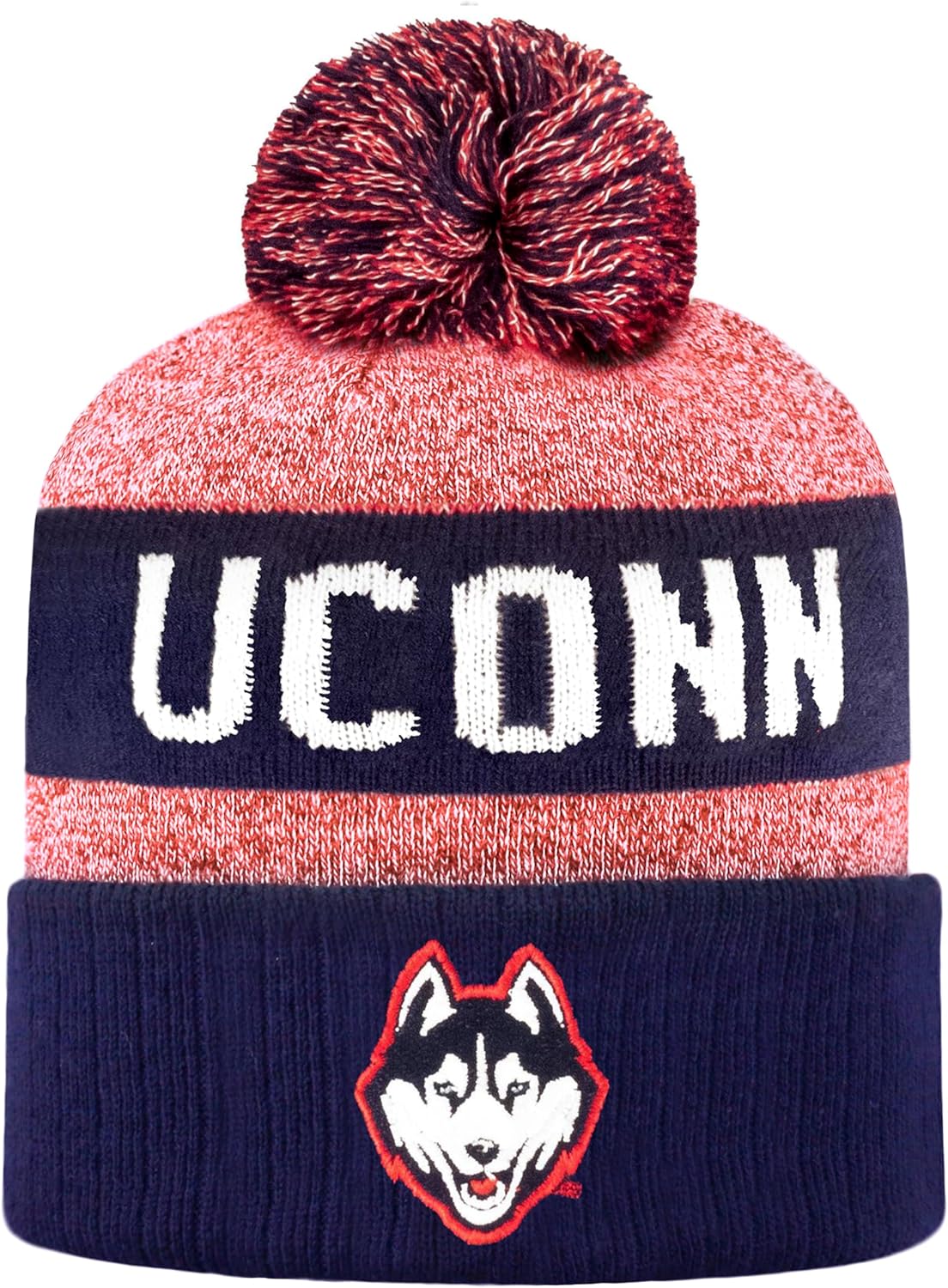 Amazon.com: LogoFit NCAA Team Color-Embroidered Logo -Cuffed Knit ...