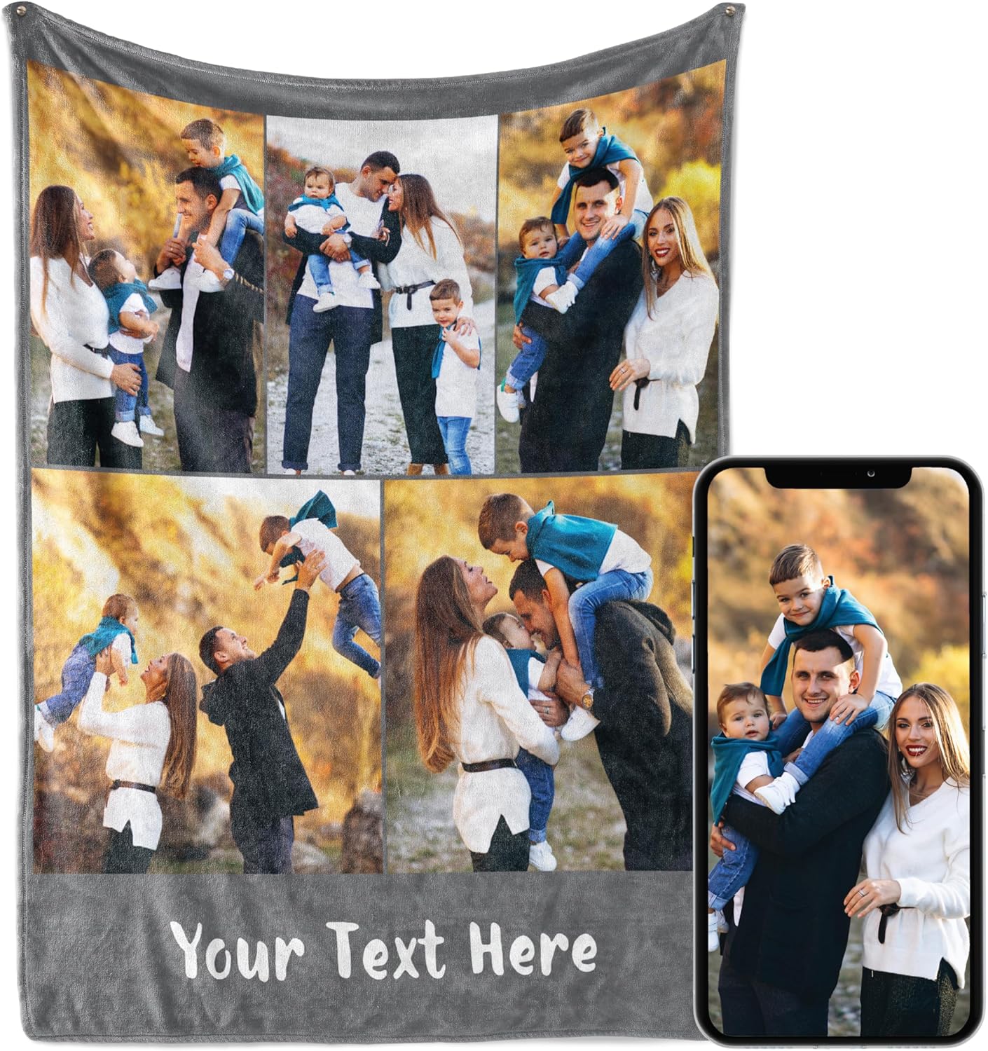 Amazon.com: Fabric Textile Products Ships Next Day - Custom Blanket ...