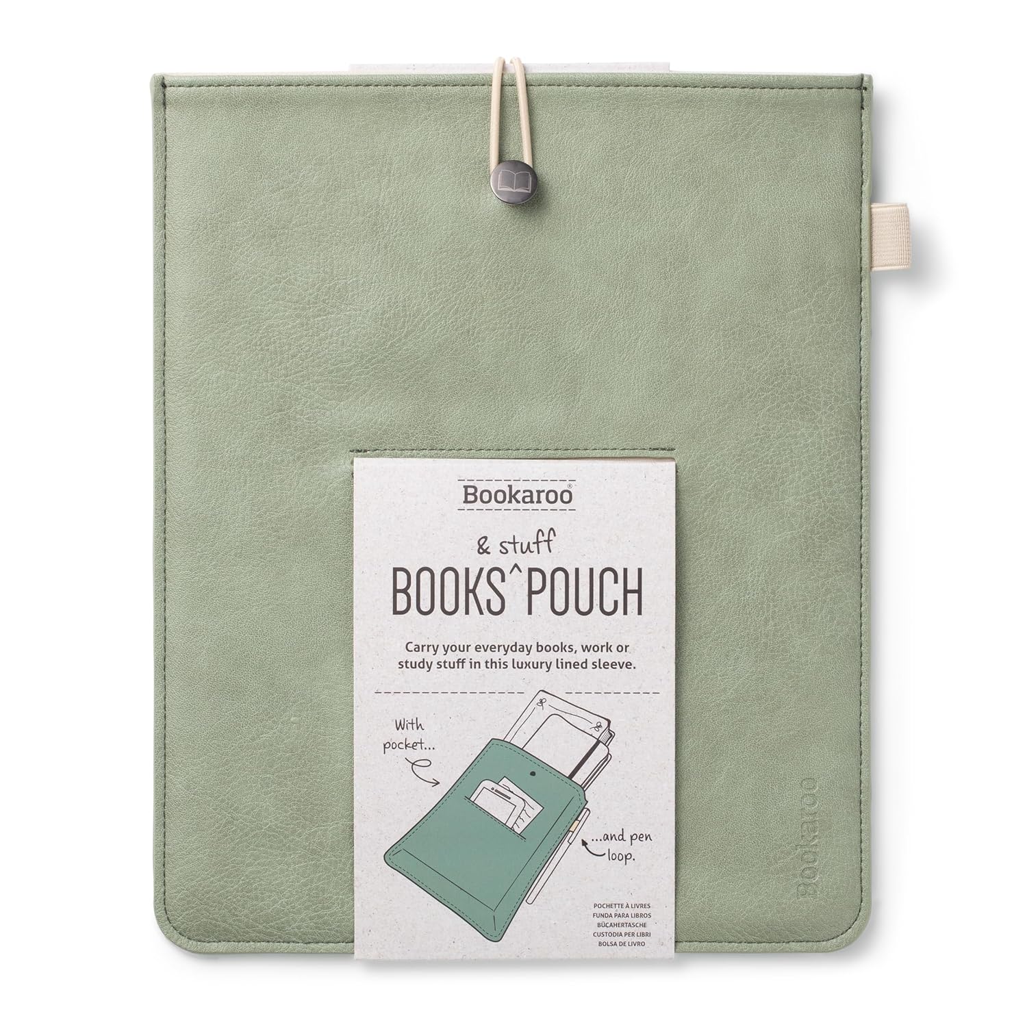 Amazon.com: Bookaroo Book & Stuff Pouch Fern: 5035393433352: If USA ...