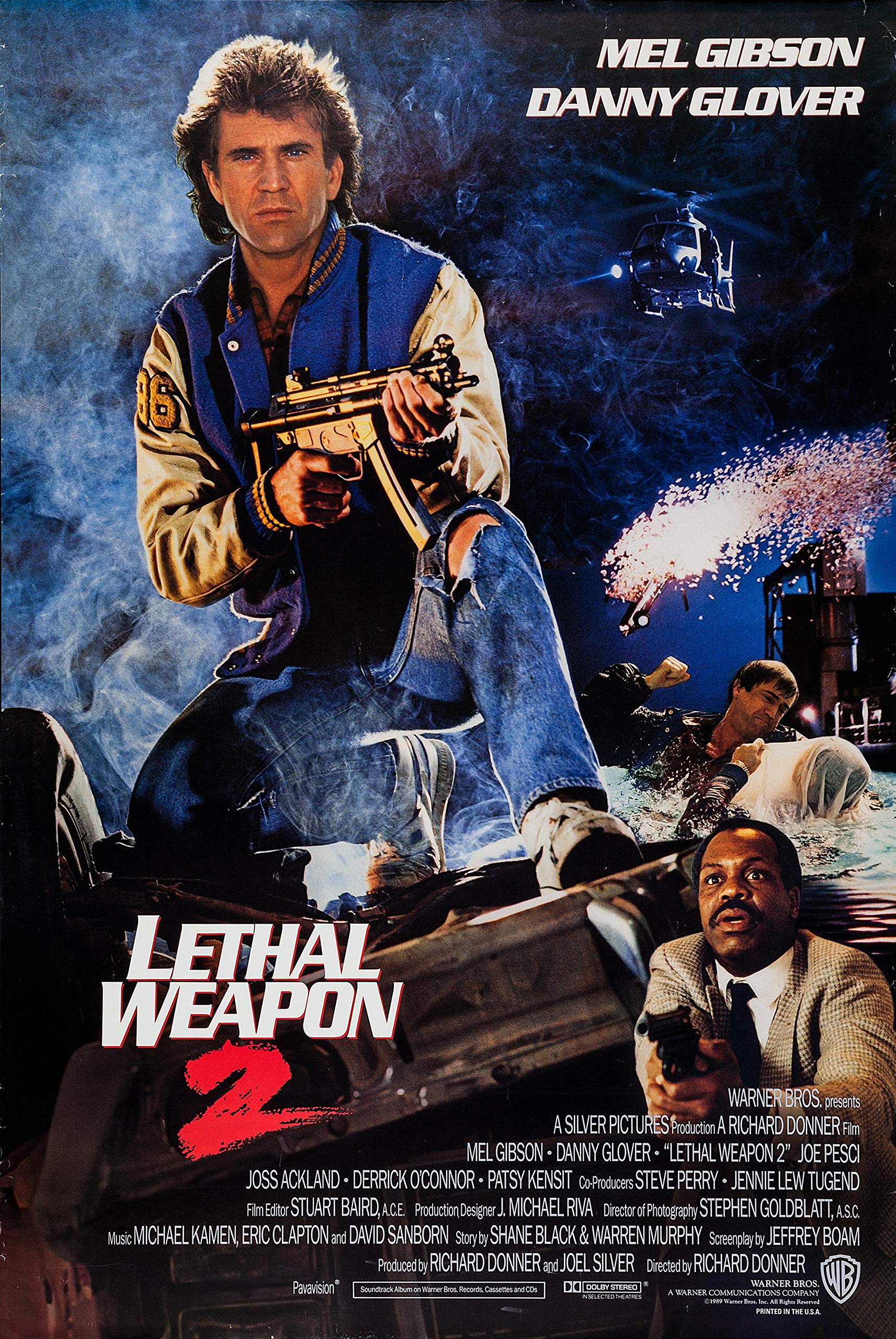 Cartaz Do Filme Arma Letal 2 Pôster De Tela Com Impressão De Filme