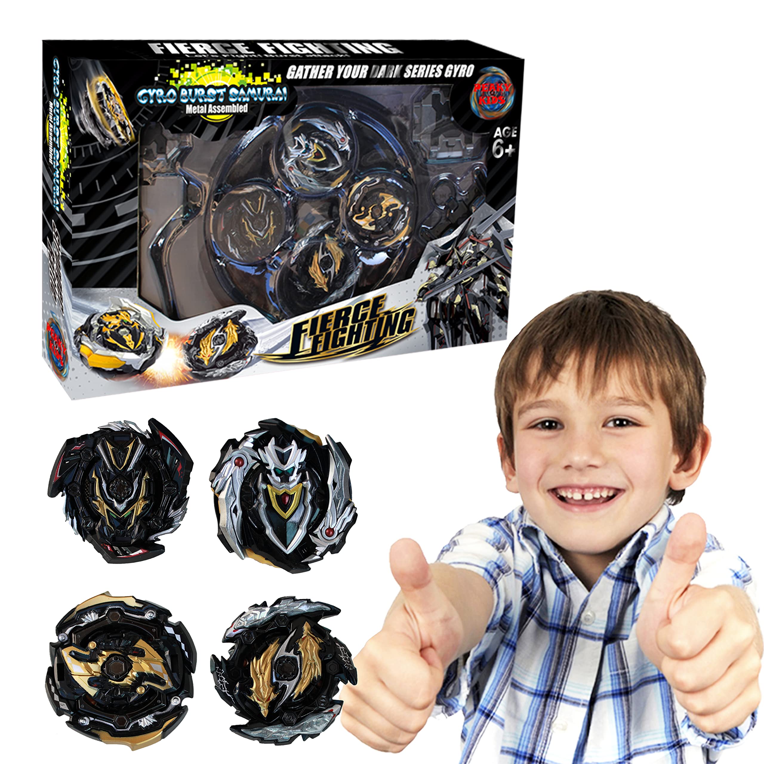 Buy Gyro Burst Surge Dark Diablo Series Set Gyro 4D Metal Fusion Model ...