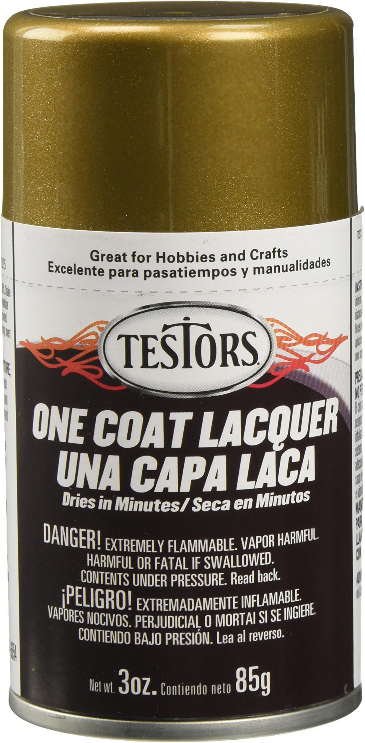 Testors 1847MT 3 oz. Lacquer Spray Gloss Paint, Bronze - Automotive ...