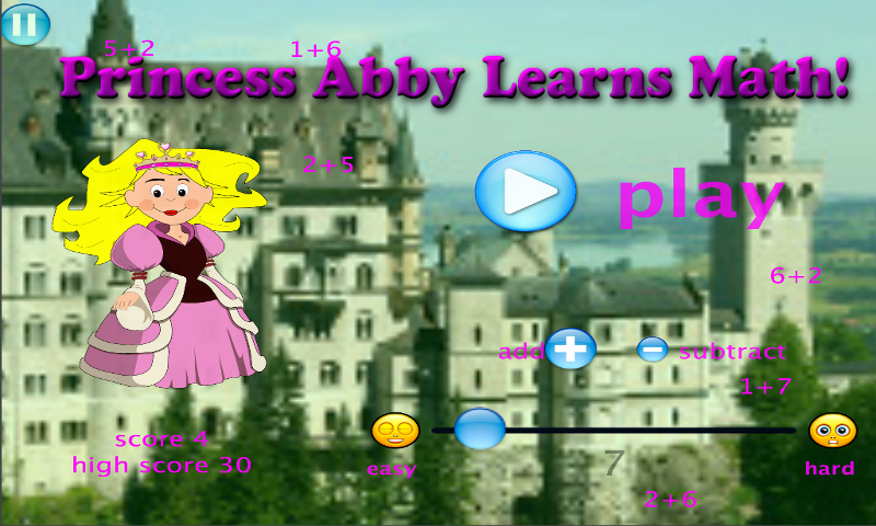 Princess Abby Learns Math - App on Amazon Appstore