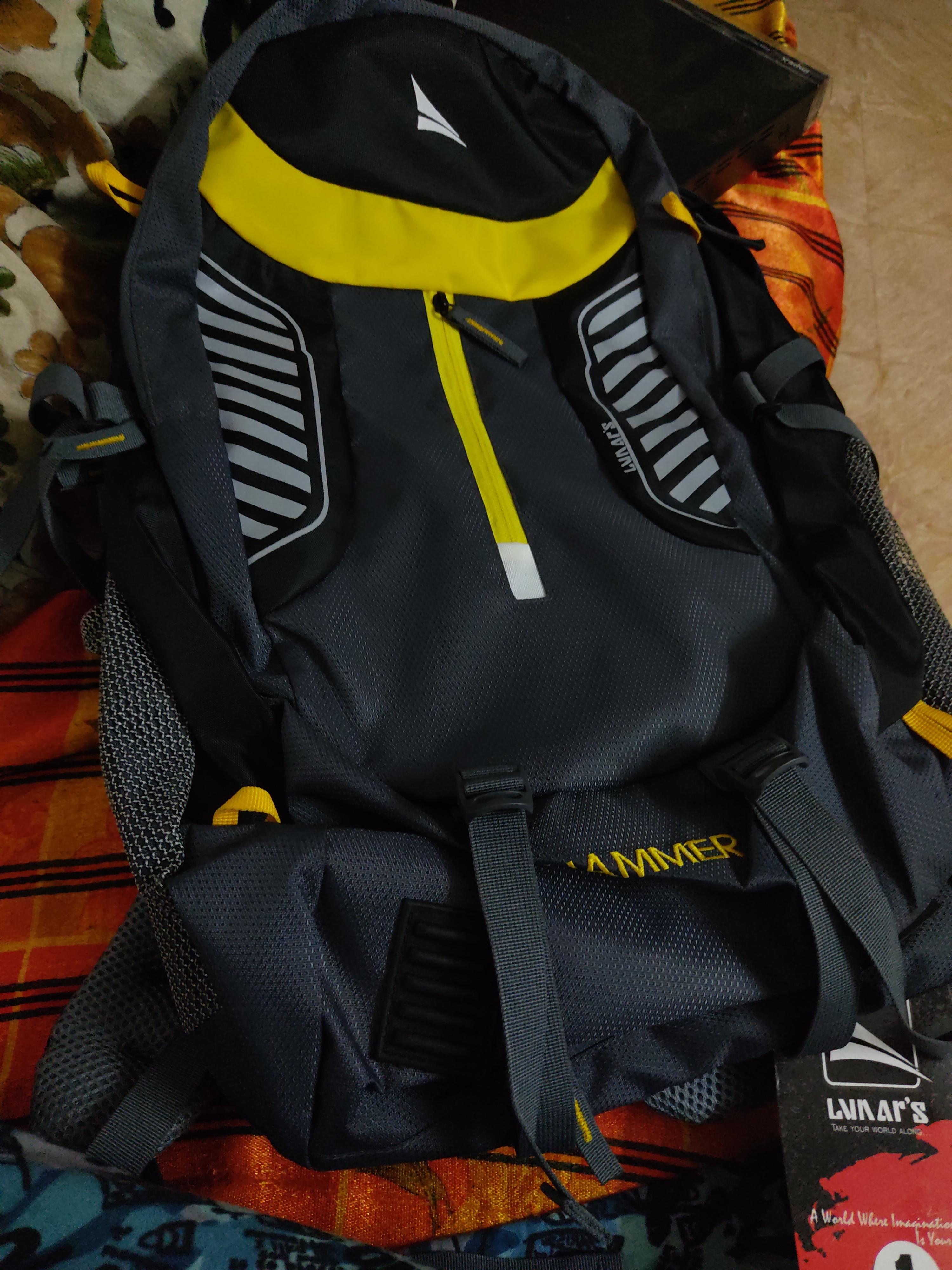 Buy Lunar's Hammer 50L laptop backpack, bag for men | For office travel ...