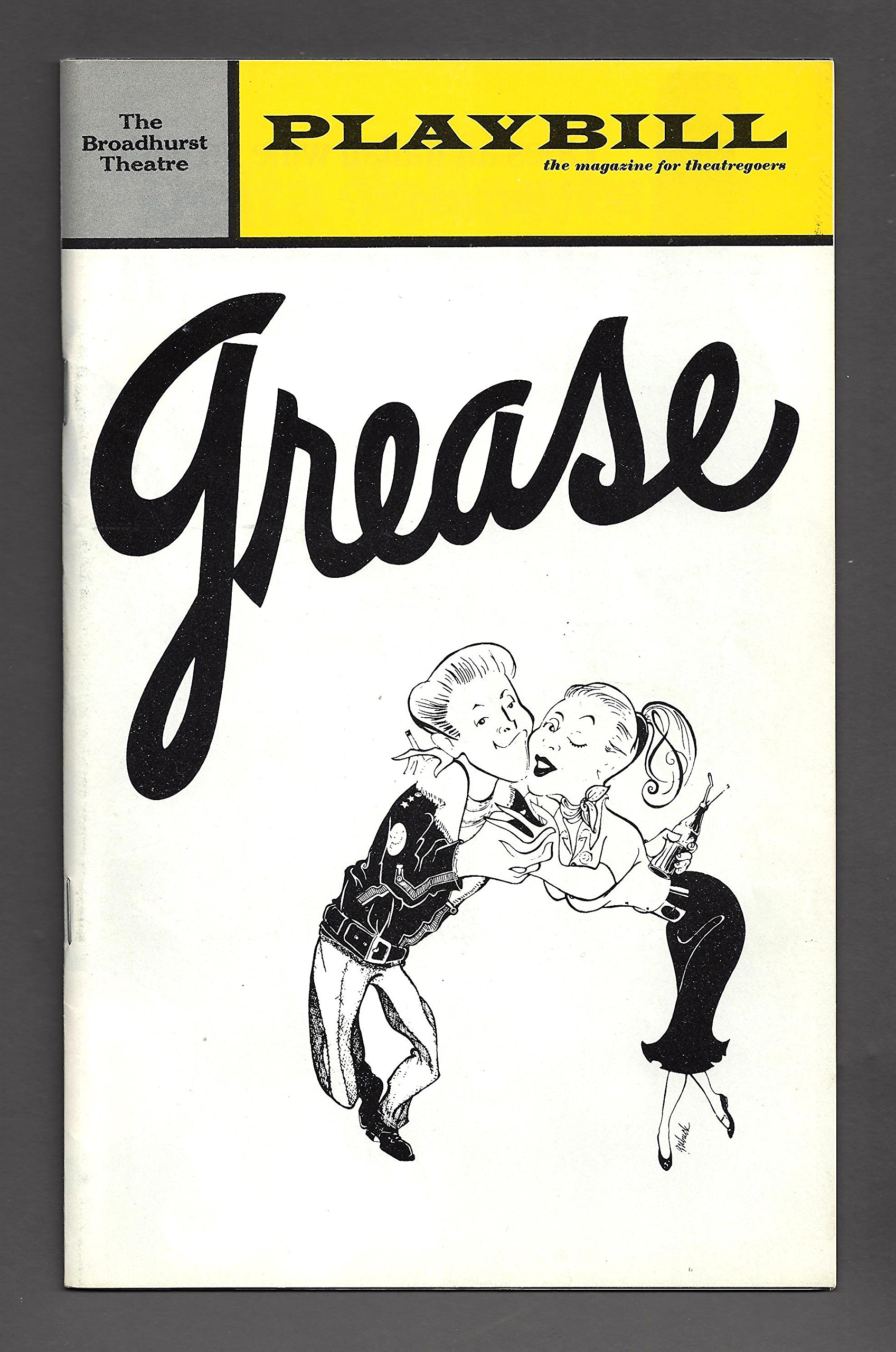 Grease Broadway Playbill