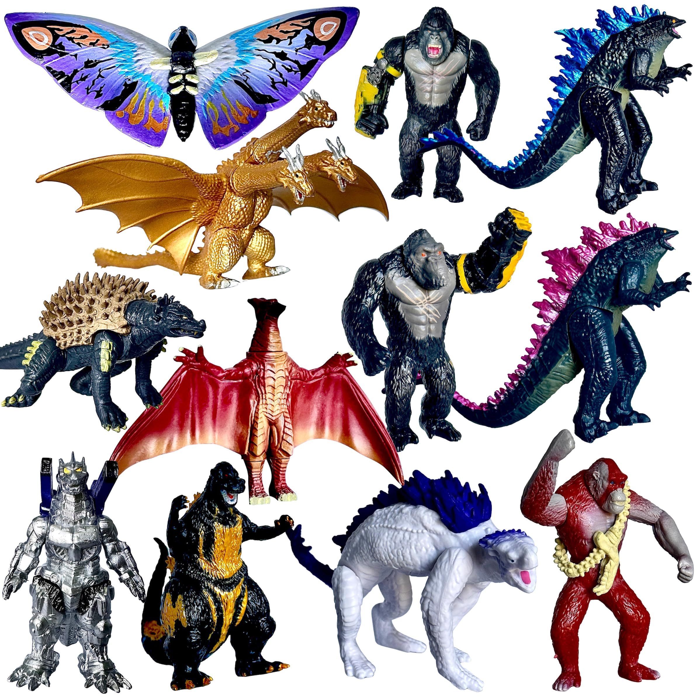 Snapklik.com : Set Of 12 Godzilla X Kong: The New Empire, Dinosaur ...