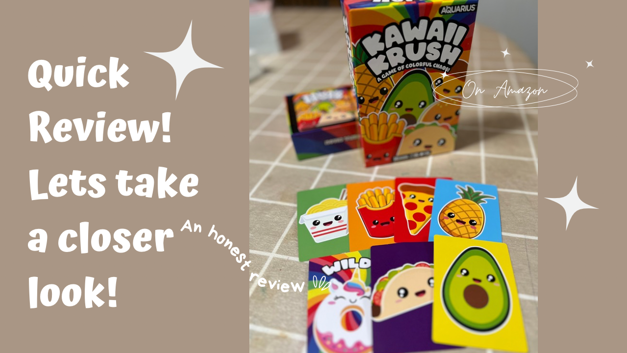 Watch Review - Kawaii Krush Card Game on Amazon Live